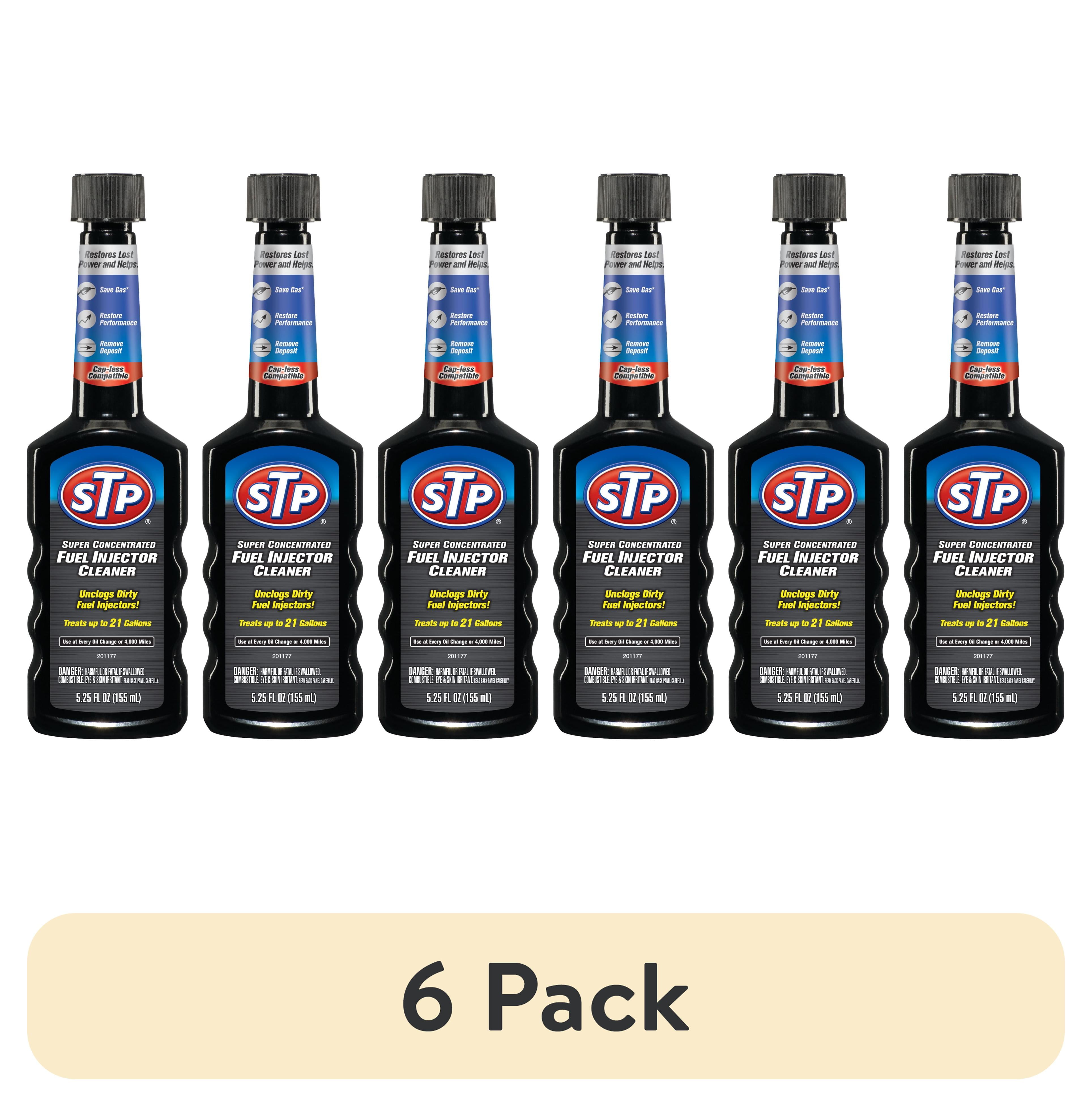 (6 pack) STP Super Concentrated Fuel Injector Cleaner - 5.25 Fluid ...