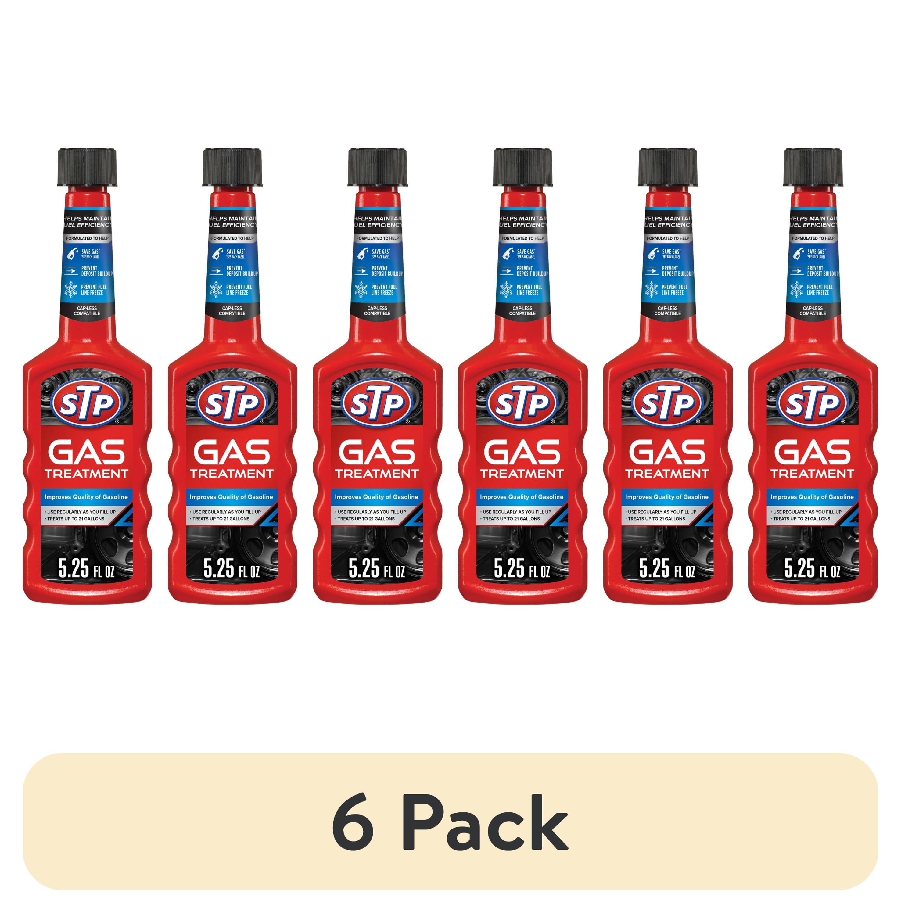 (6 pack) STP Super Concentrated Gas Treatment 5.25 fl oz Bottle – Gas ...