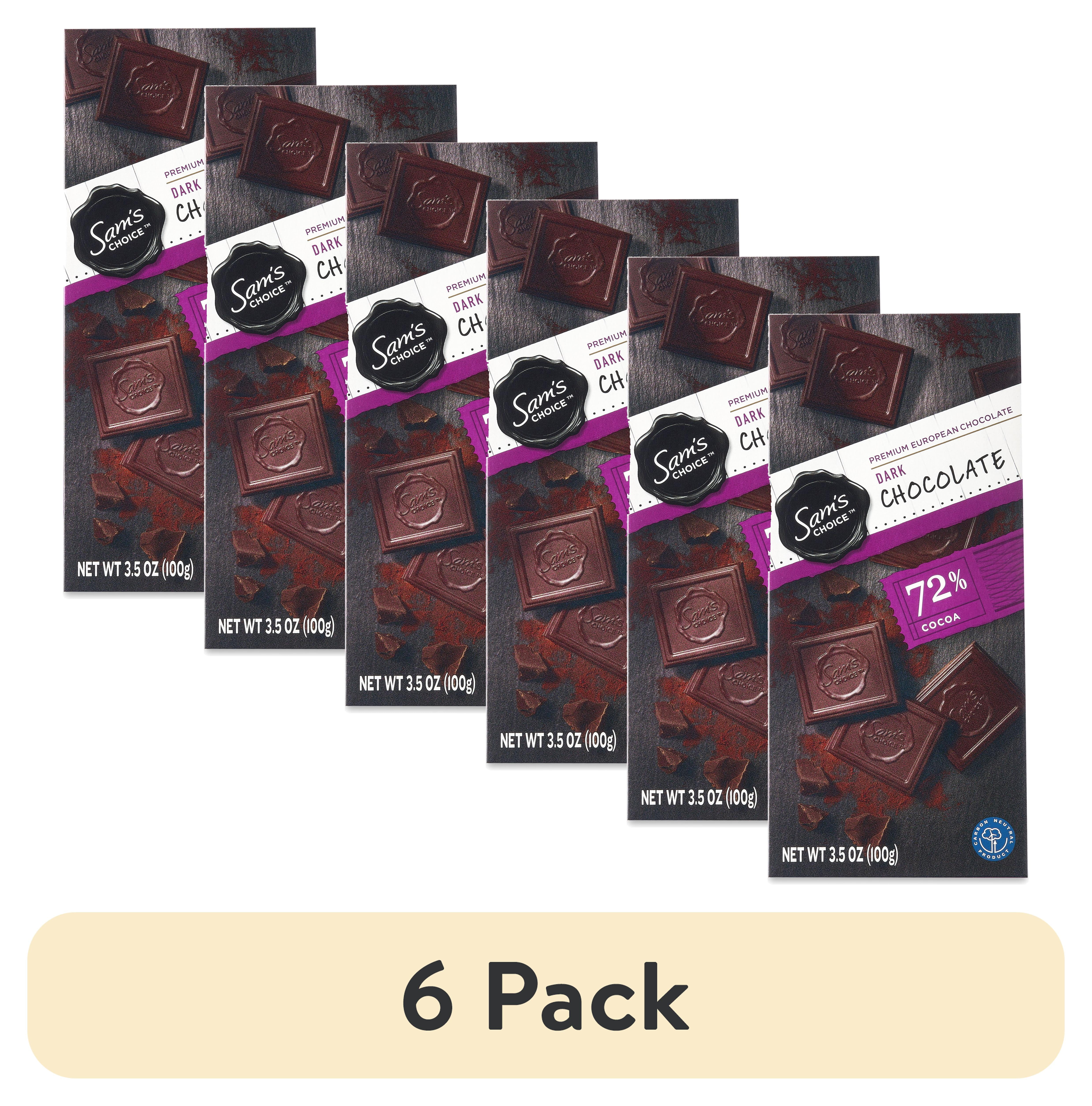 (6 pack) Sam's Choice 72% Cocoa Dark Chocolate, 3.5 oz - Walmart.com