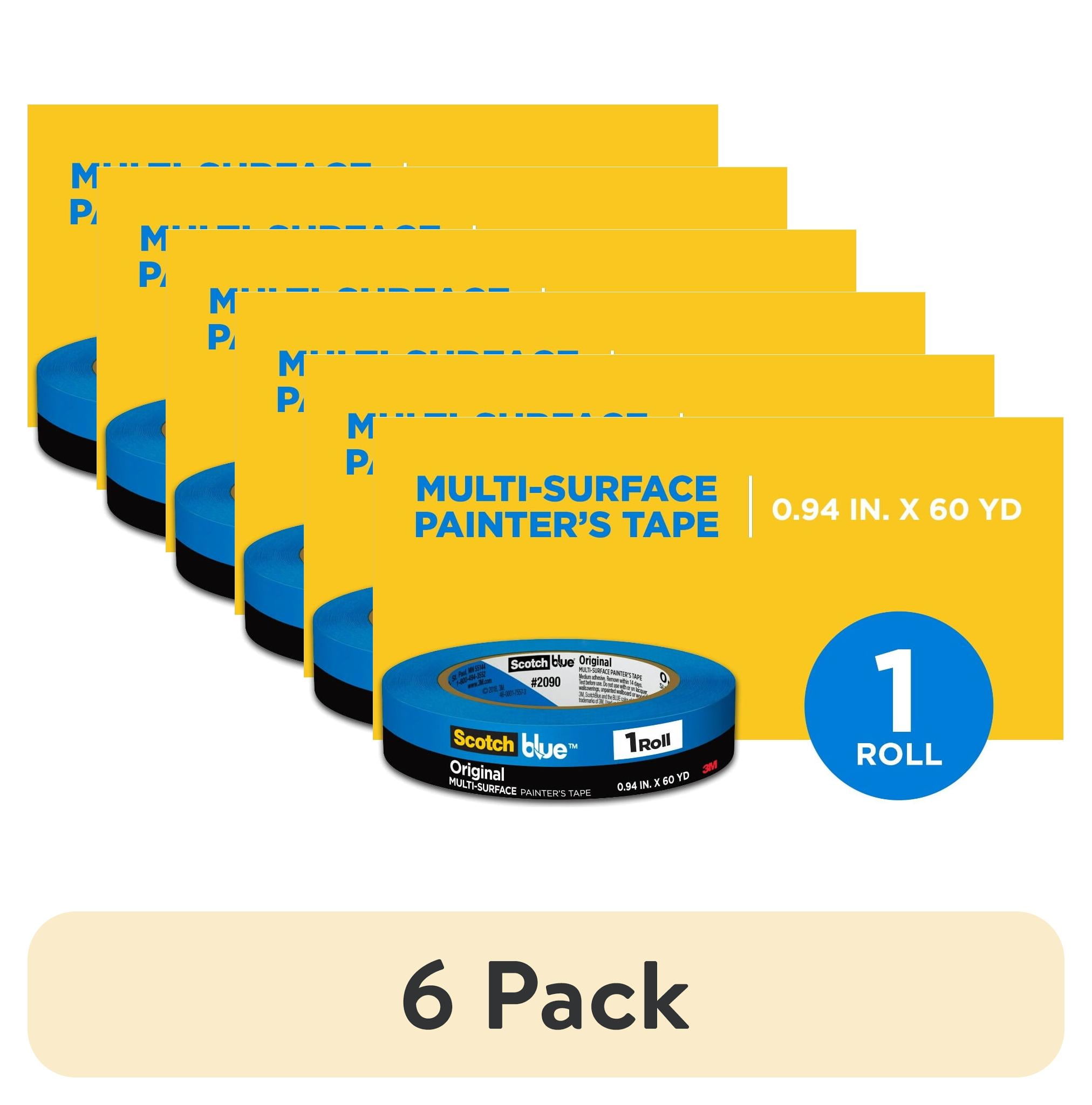 (6 pack) Scotch Blue Painter's Tape, 0.94 in. x 60 yd., 1 Pack ...