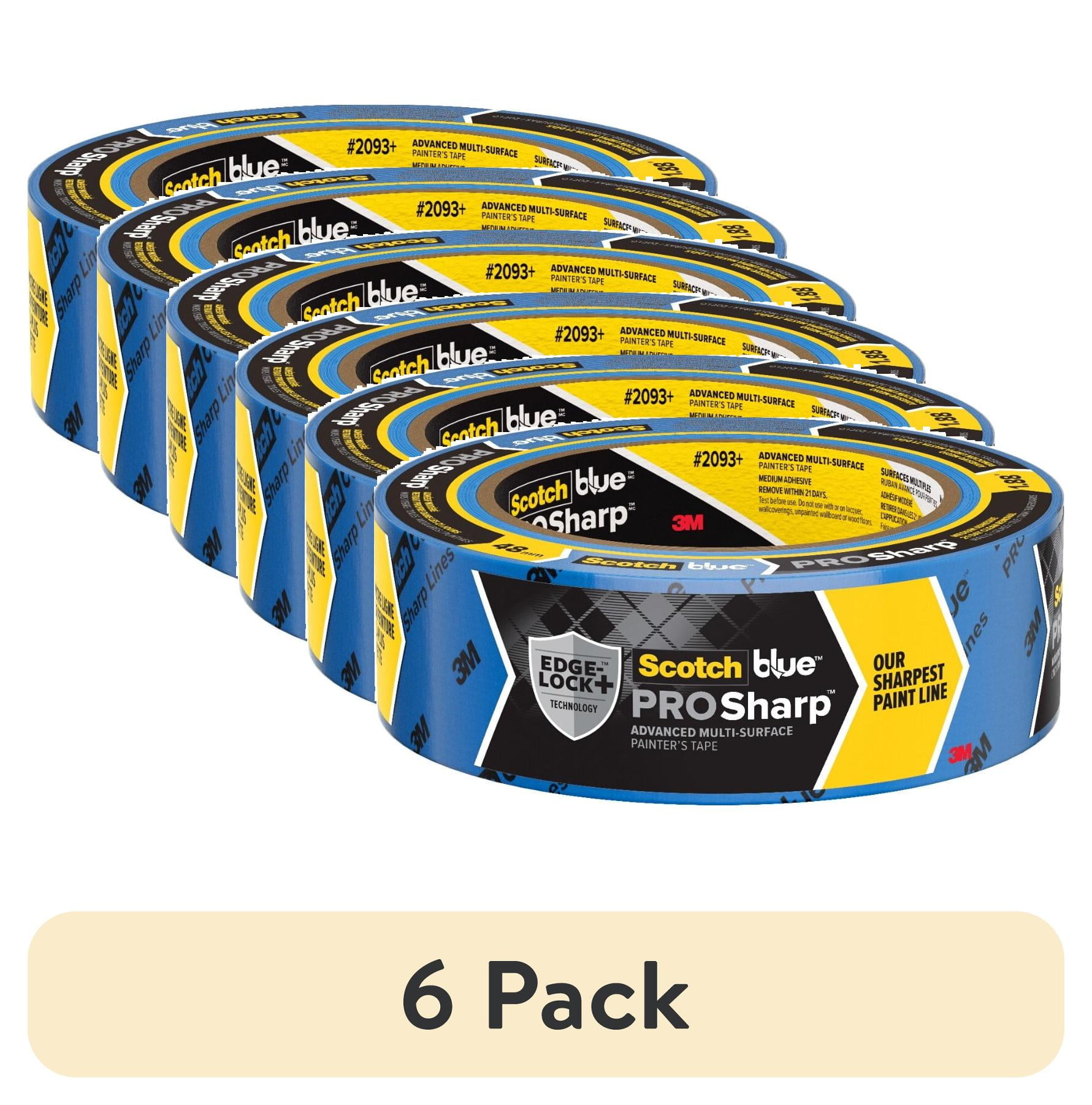 (6 pack) ScotchBlue PROSharp Painter's Tape, Blue, 1.88 in x 60 yd, 1 ...