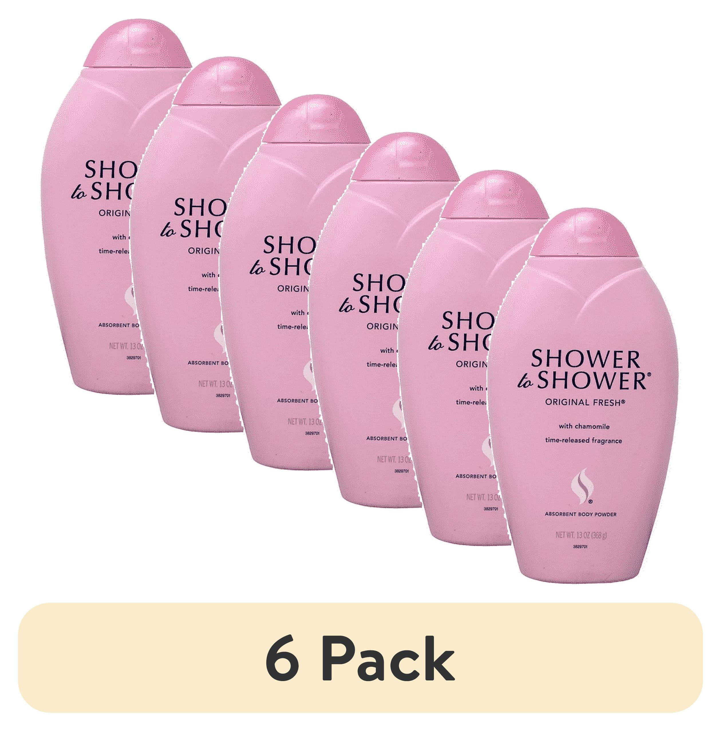 (6 pack) Shower to Shower Body Powder Original Fresh, 13 Oz - Walmart.com