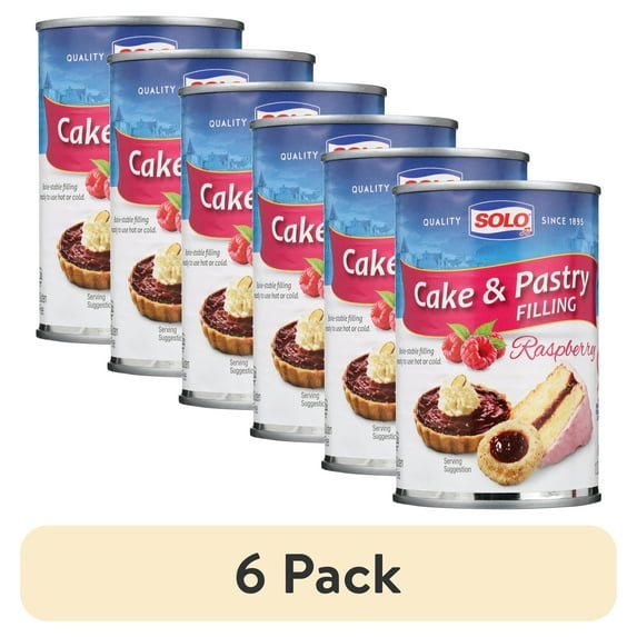 (6 pack) Solo Gluten-Free Raspberry Cake & Pastry Filling, 12 oz ...