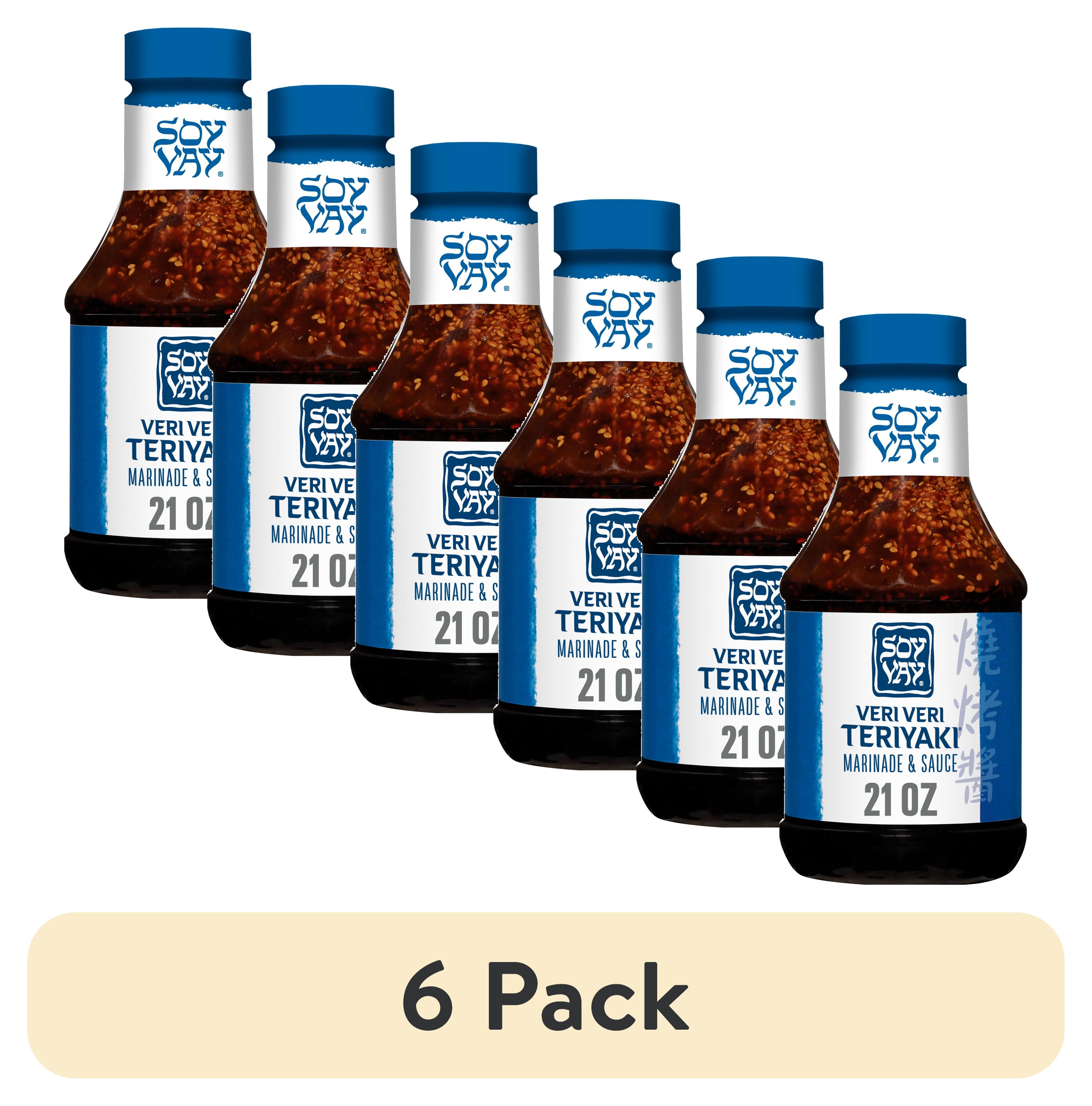 (6 pack) Soy Vay Veri Veri Teriyaki Marinade and Sauce, 21 fl oz Bottle ...