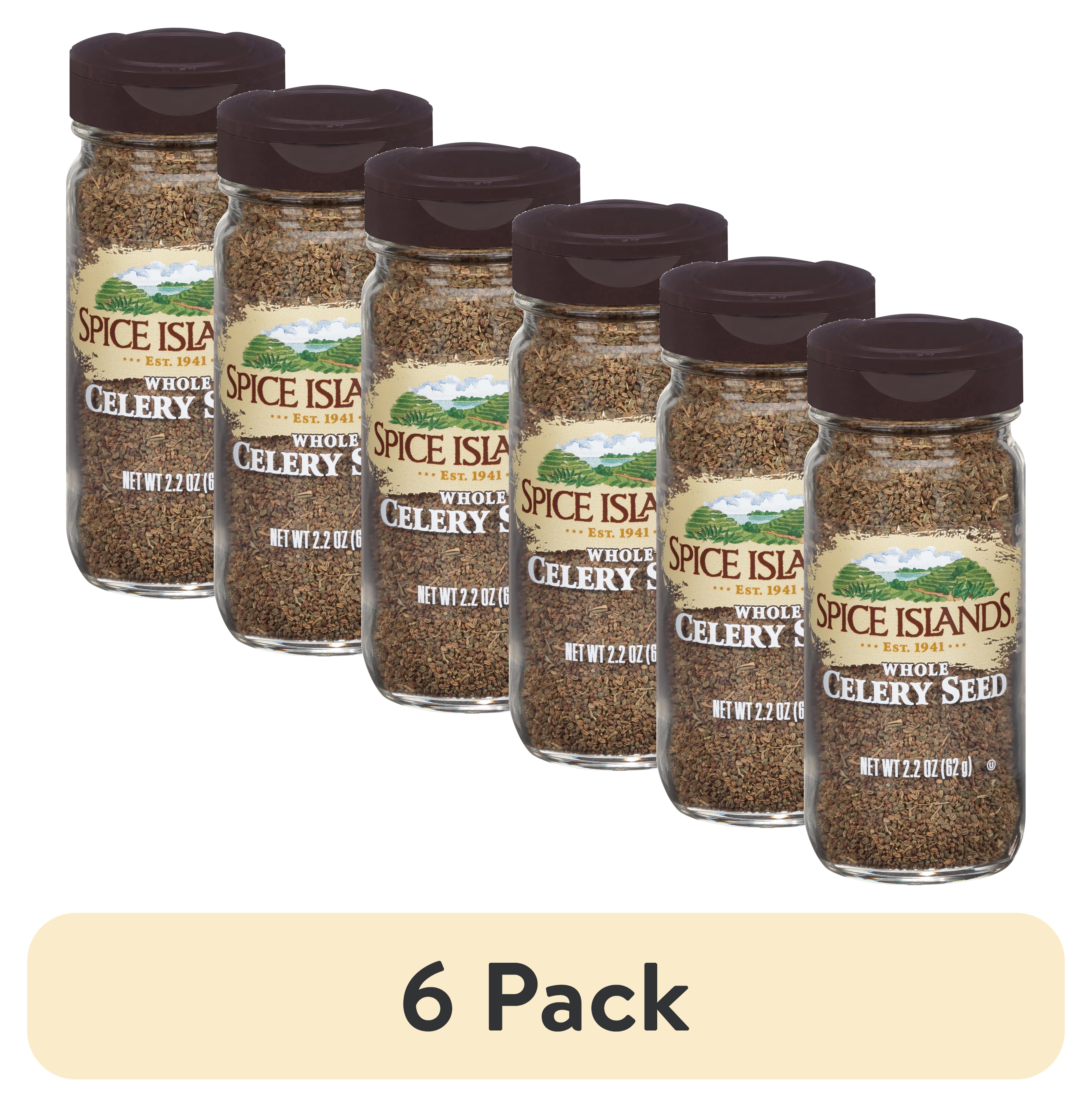 (6 pack) Spice Islands Whole Celery Seed, Kosher, 2.2 oz - Walmart.com