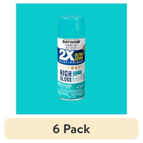 6 Pack, Turquoise, Rust-Oleum Universal All Surface Interior/Exterior ...