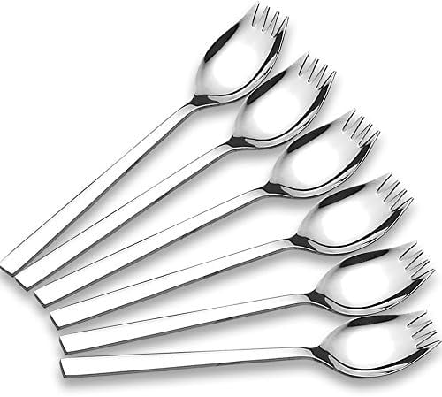 6-pack Stainless Steel Sporks for Everyday Use, Back to school lunch ...