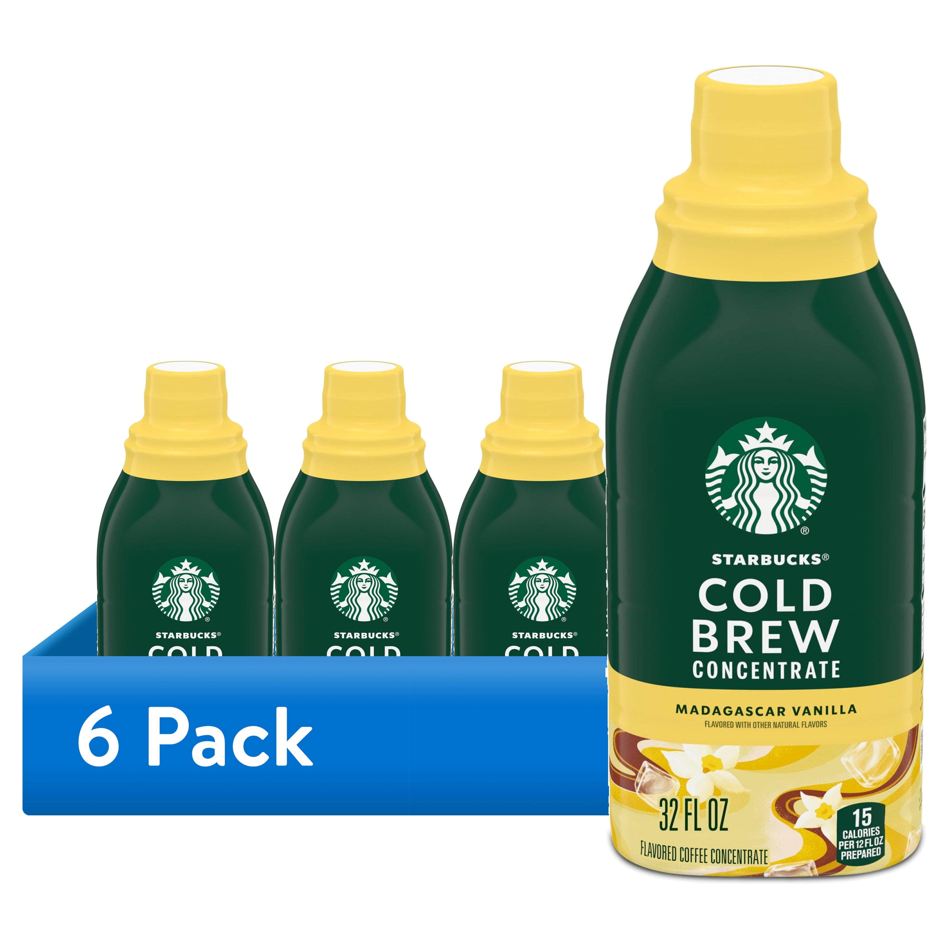 (6 pack) Starbucks Madagascar Vanilla Naturally Flavored, Bottled Cold ...