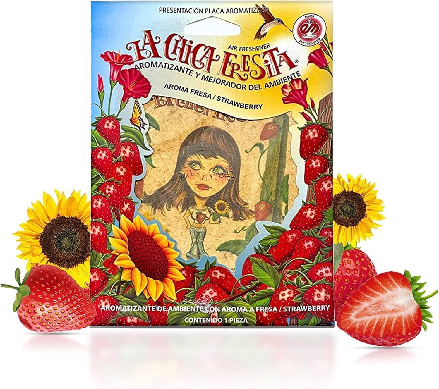 6 pack Strawberry La Chica Fresita air Fresheners Aromatizante Fresa ...