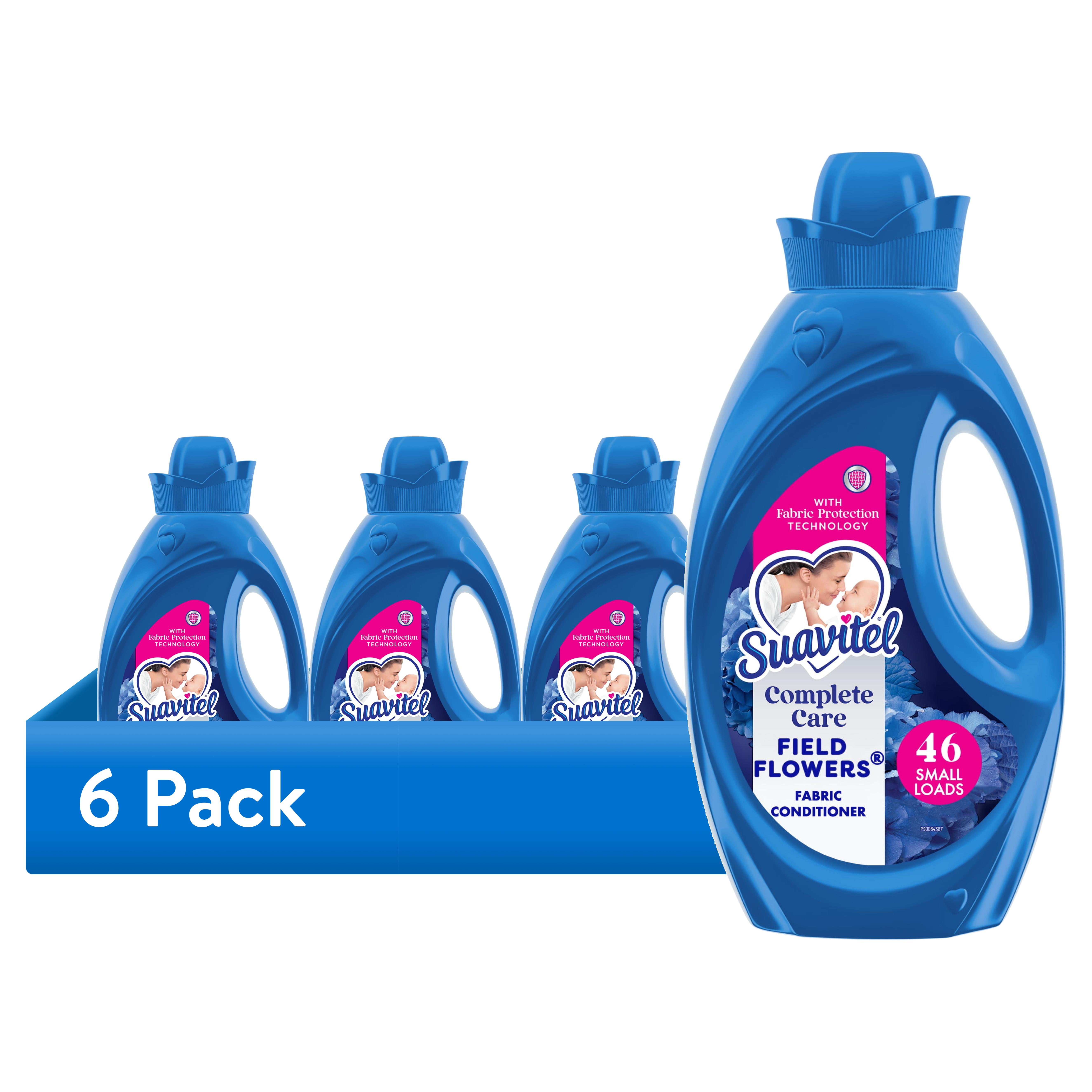 (6 pack) Suavitel Complete Liquid Fabric Softener, Fabric Conditioner ...