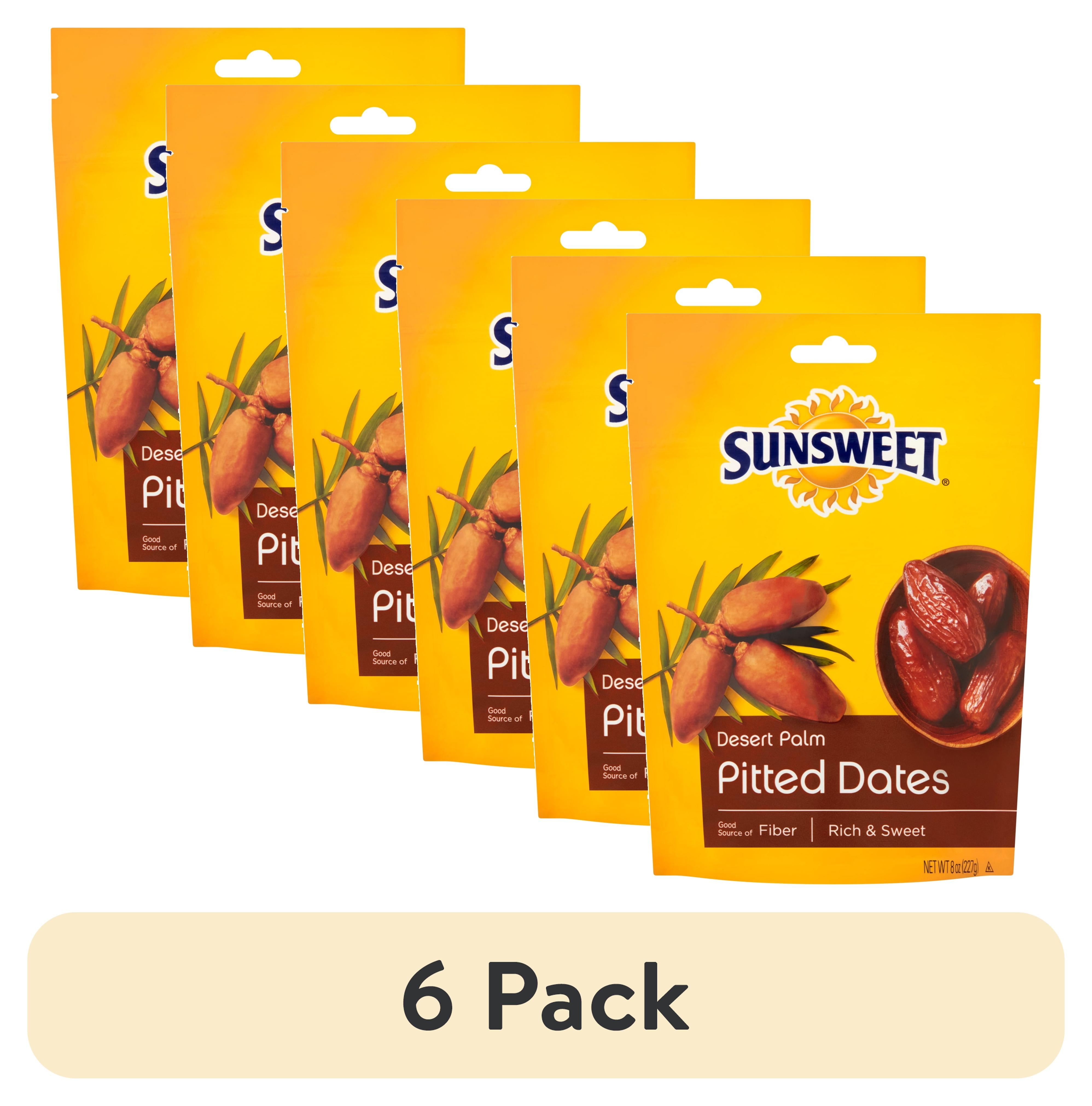 (6 pack) Sunsweet, Desert Palm Pitted, Dates, 8, oz - Walmart.com