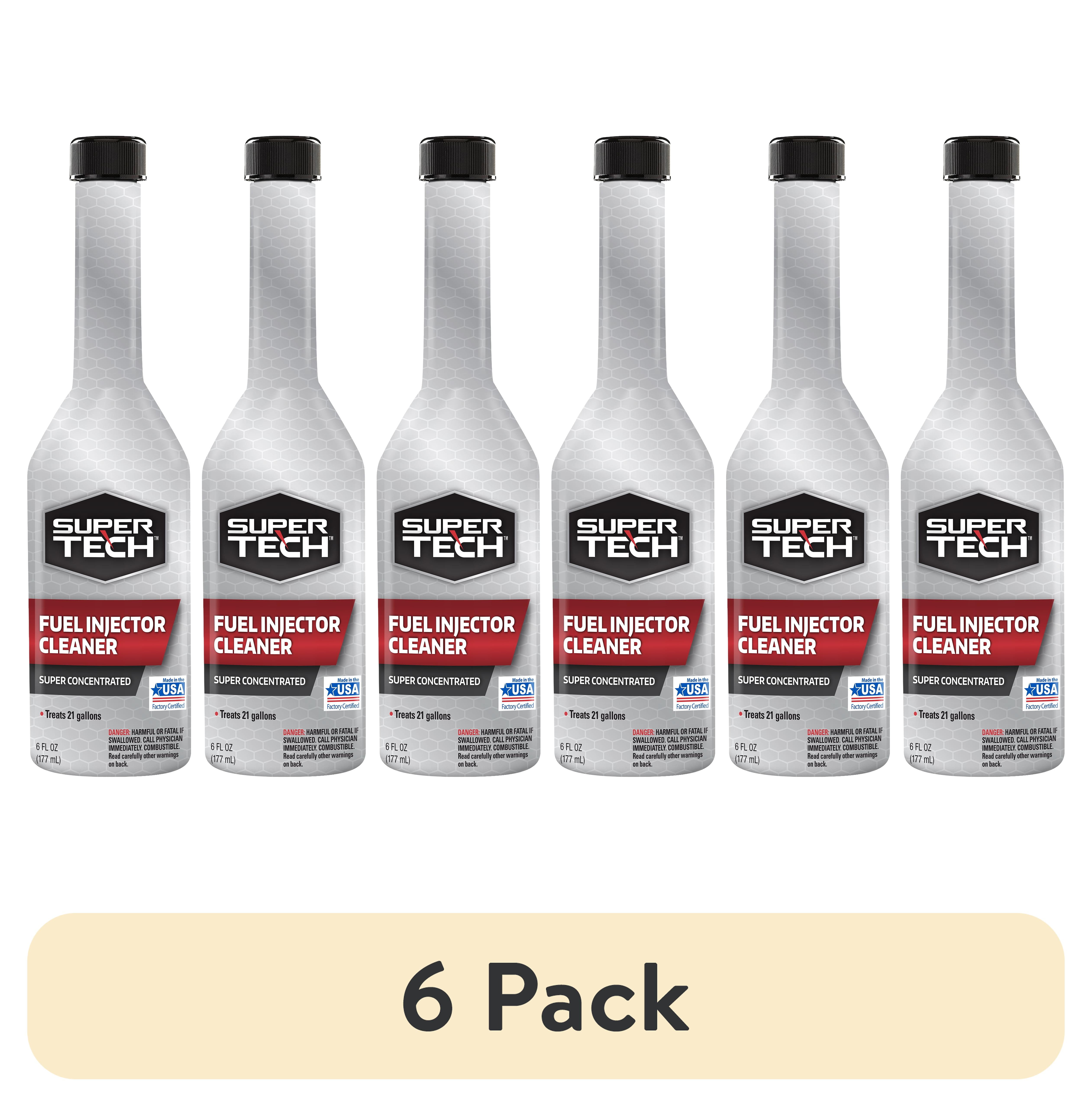 (6 pack) Super Tech Fuel Injector Cleaner Automotive Additive, 6 fl oz ...