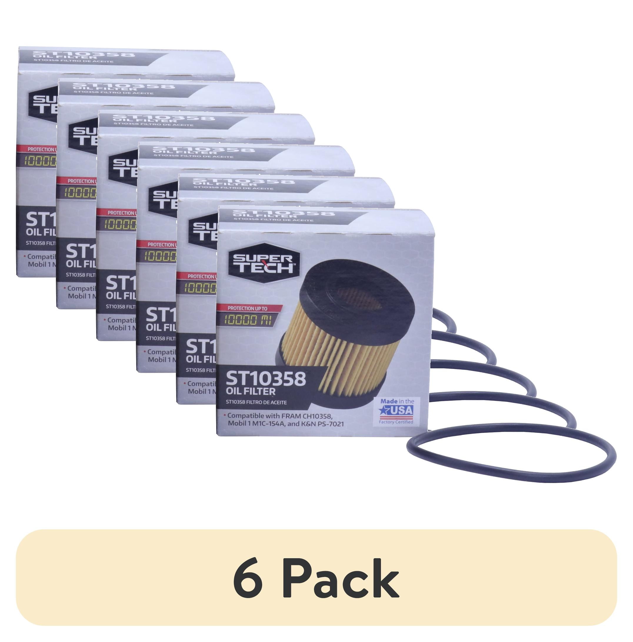 (6 pack) SuperTech ST10358 10K mile Cartridge Oil Filter for Scion and ...
