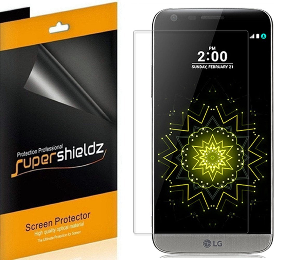 [6-pack] Supershieldz for LG G5 Screen Protector, Anti-Bubble High ...