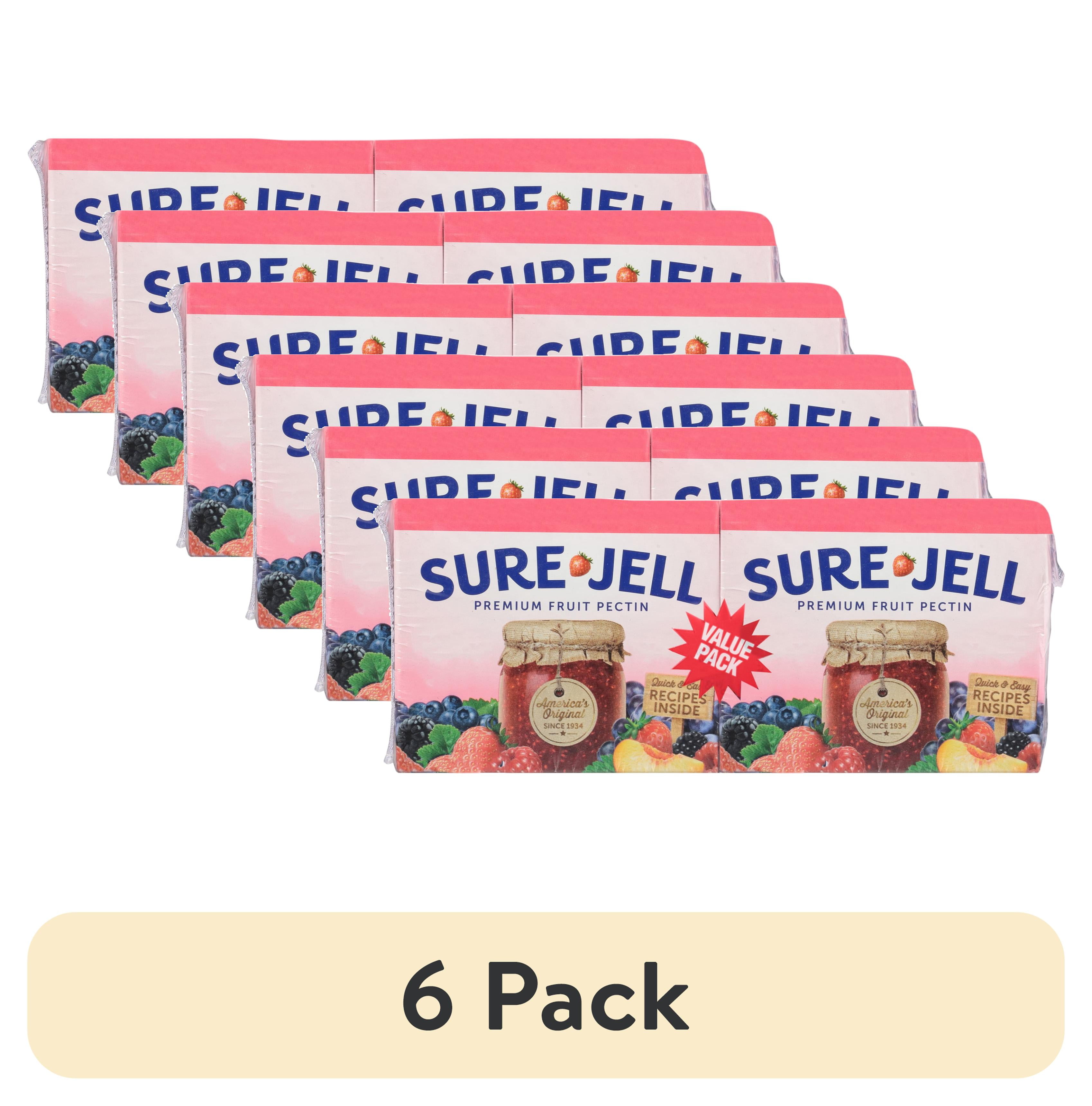 (6 pack) Sure-Jell Less Sugar Fruit Pectin Value pack, Bulk Canning ...
