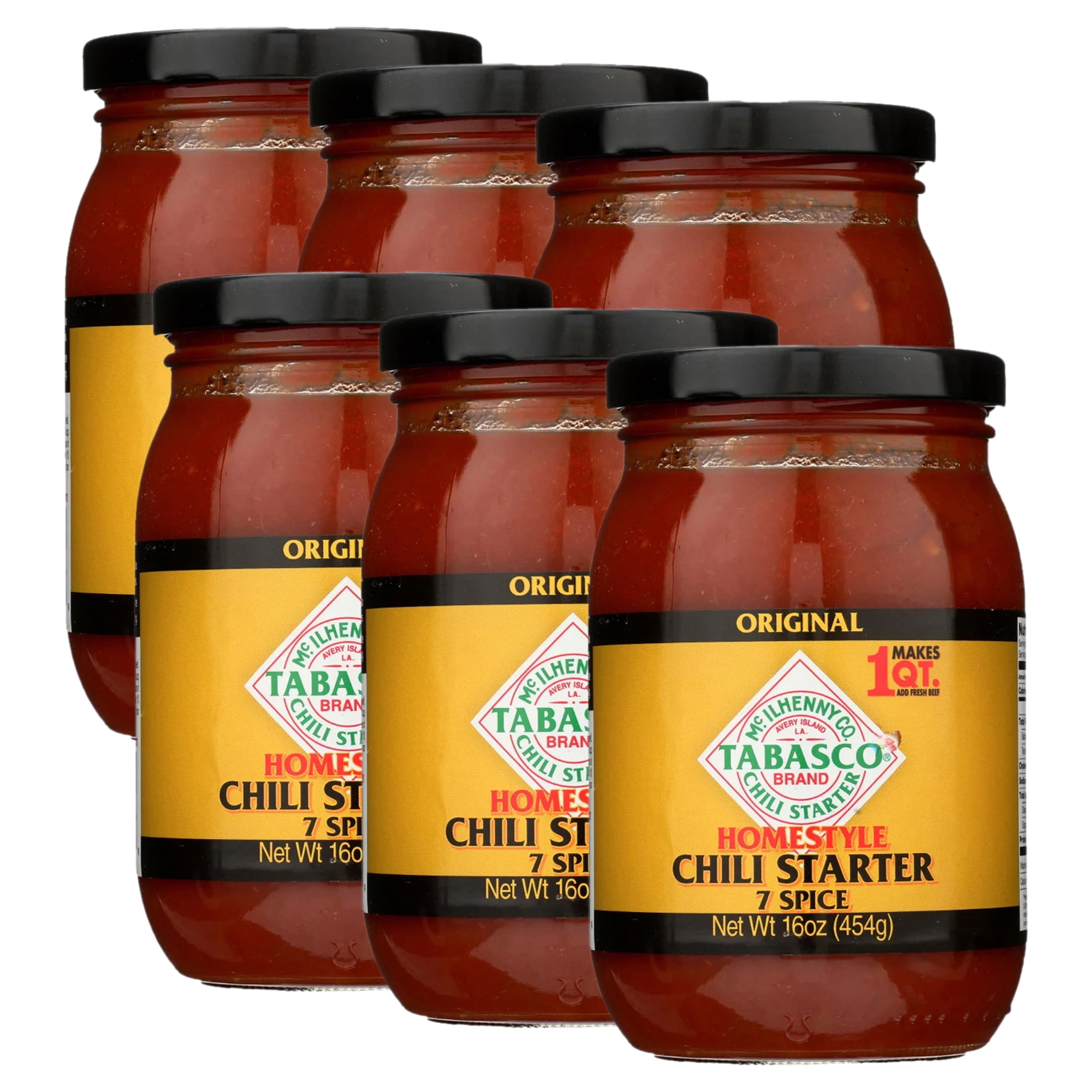 (6 pack) Tabasco Homestyle Chili Starter, 16 oz - Walmart.com