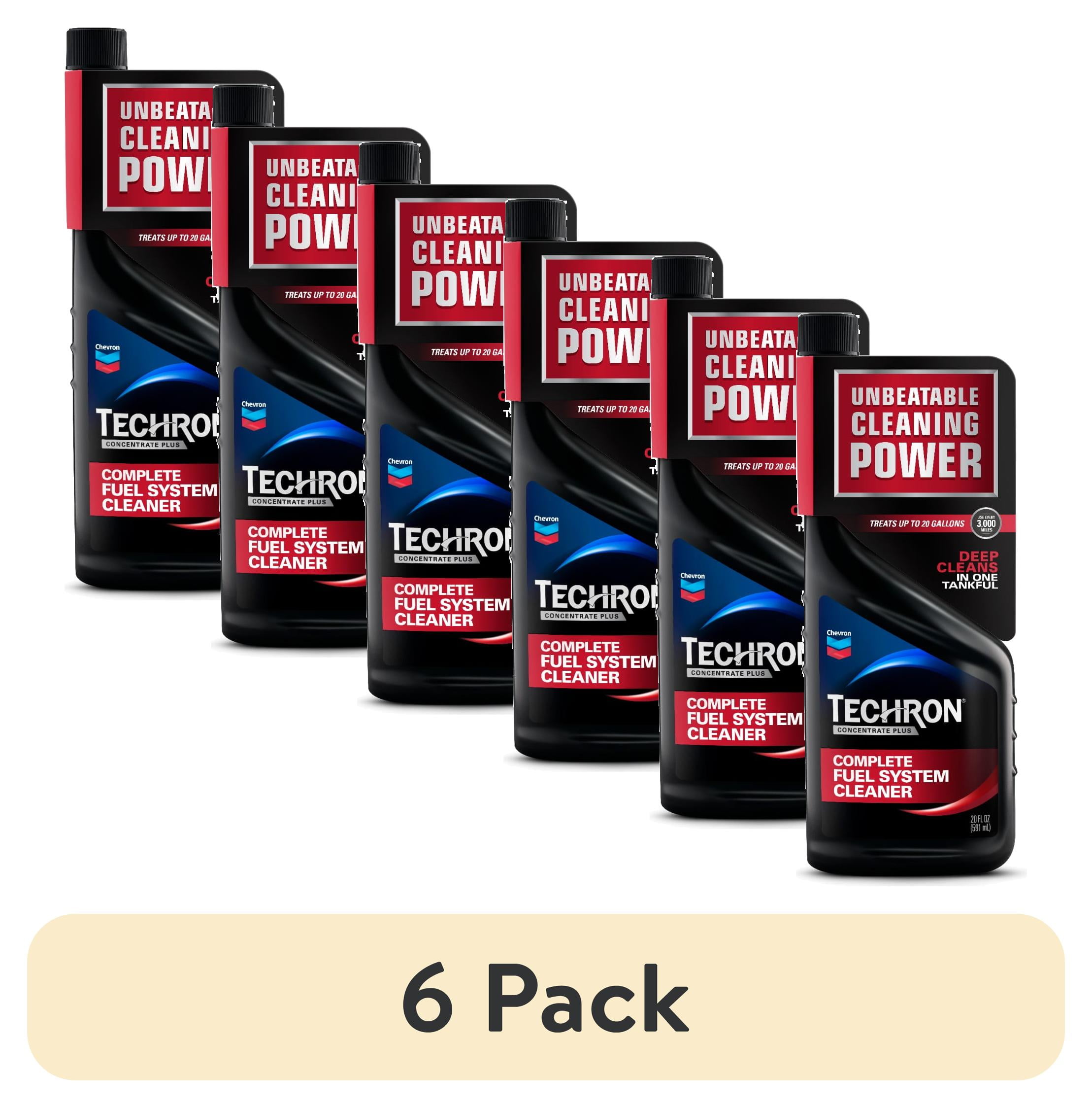 (6 pack) Techron Concentrate Plus Complete Fuel System Cleaner 20oz ...