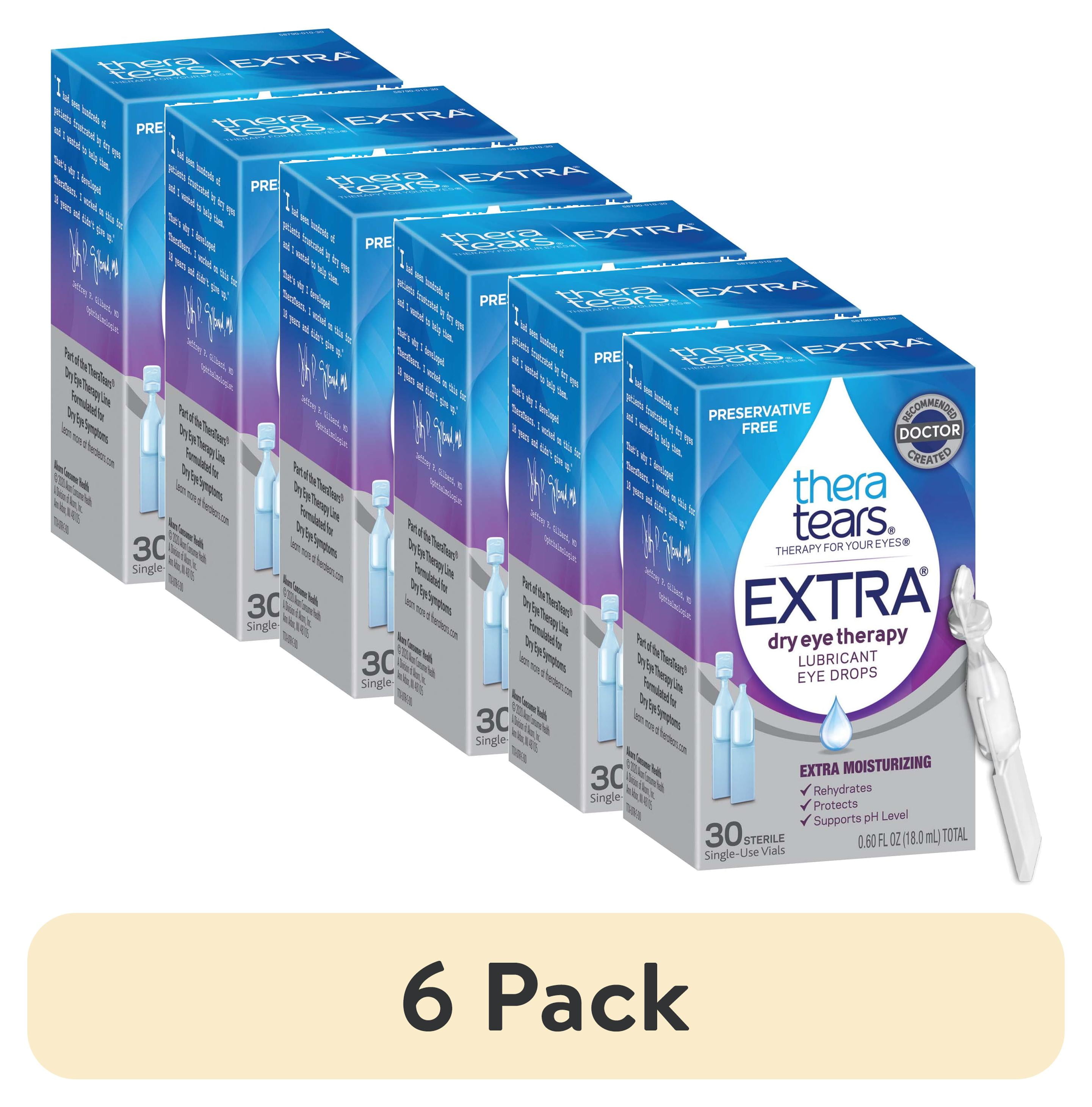 (6 pack) TheraTears EXTRA Dry Eye Lubricant Eye Drops for Dry Eyes ...