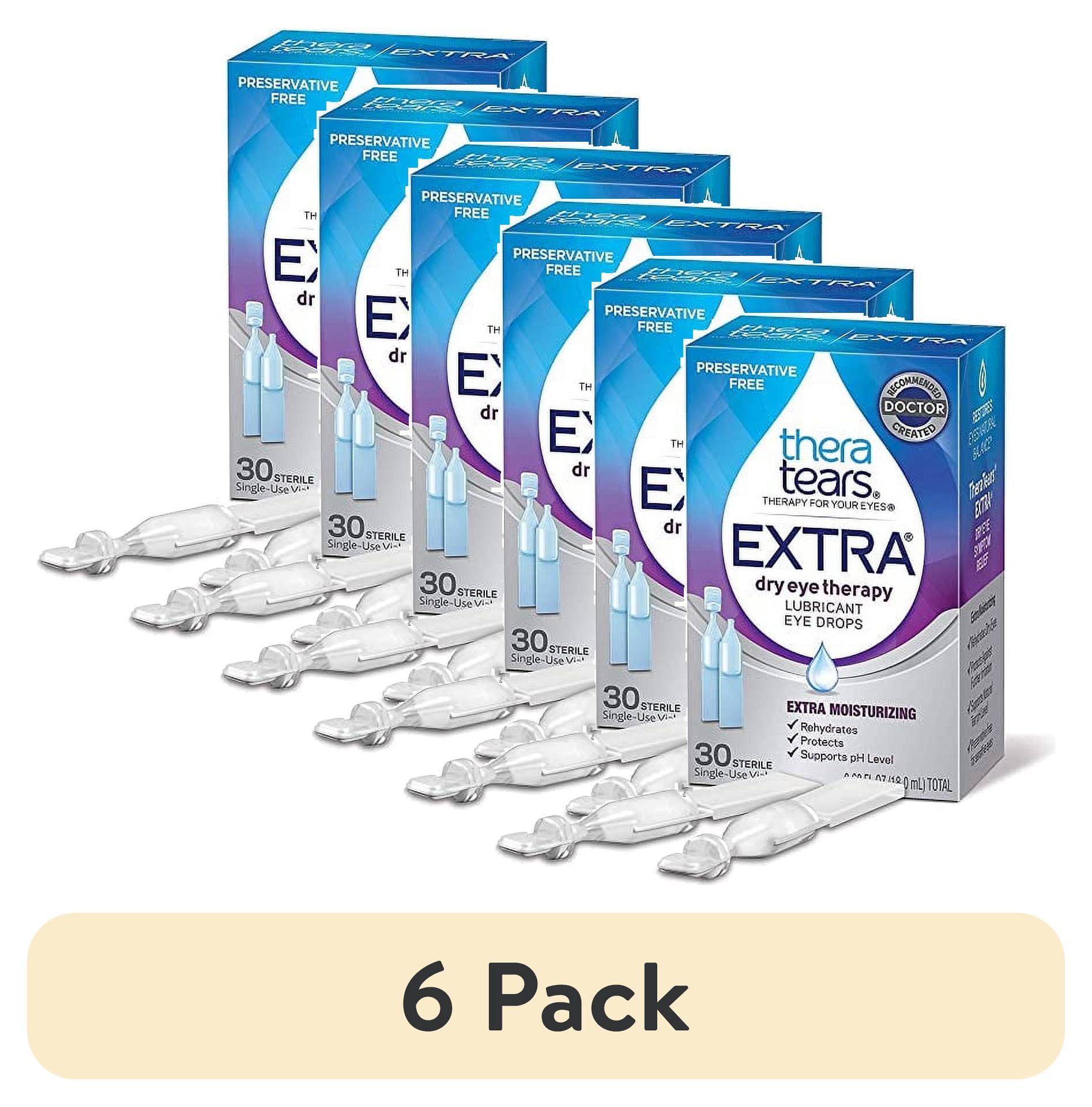 (6 pack) TheraTears Extra Dry Eye Therapy Lubricant Eye Drops ...