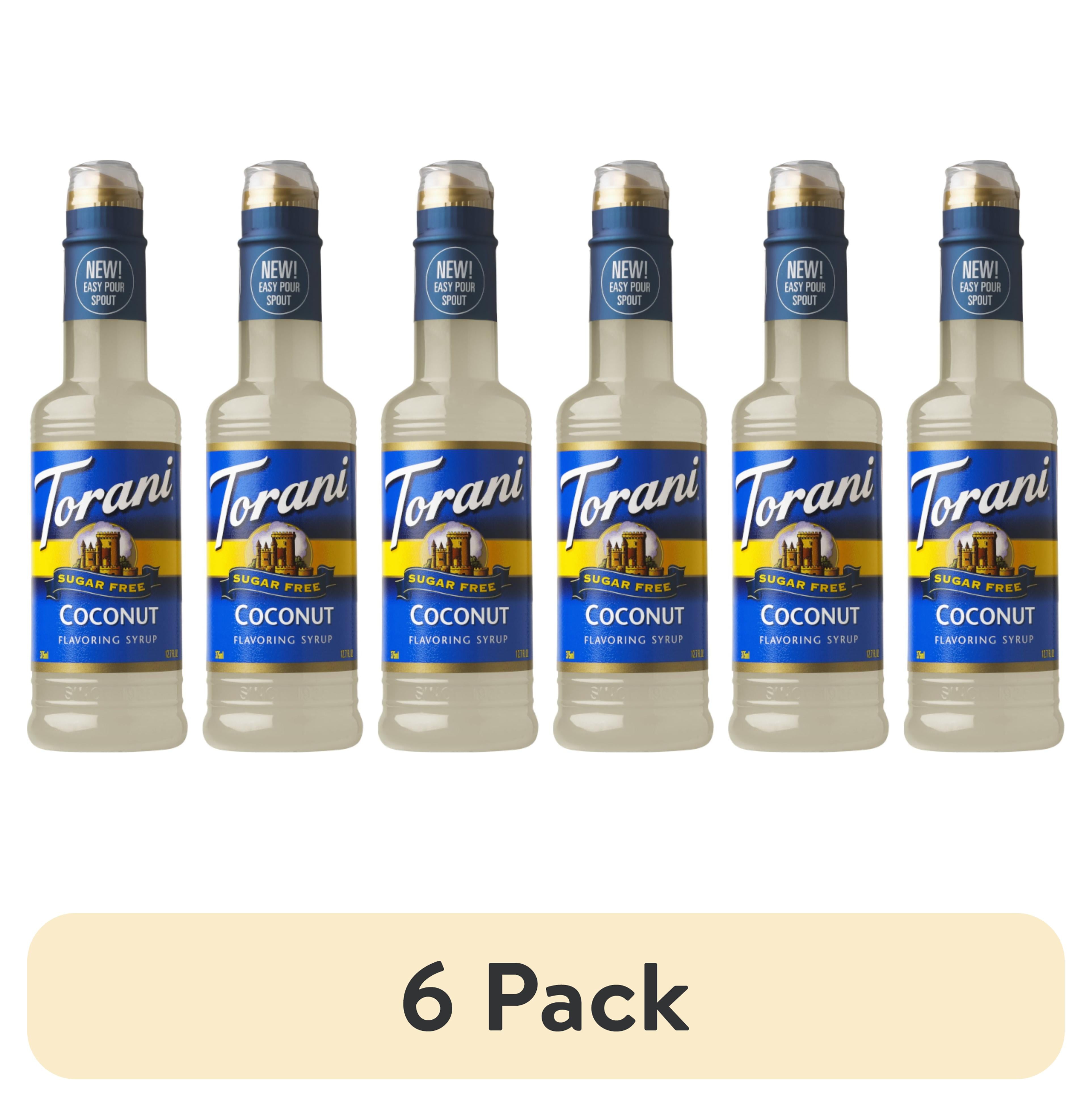 (6 pack) Torani Sugar Free Coconut Flavoring Syrup, 12.7 oz - Walmart.com