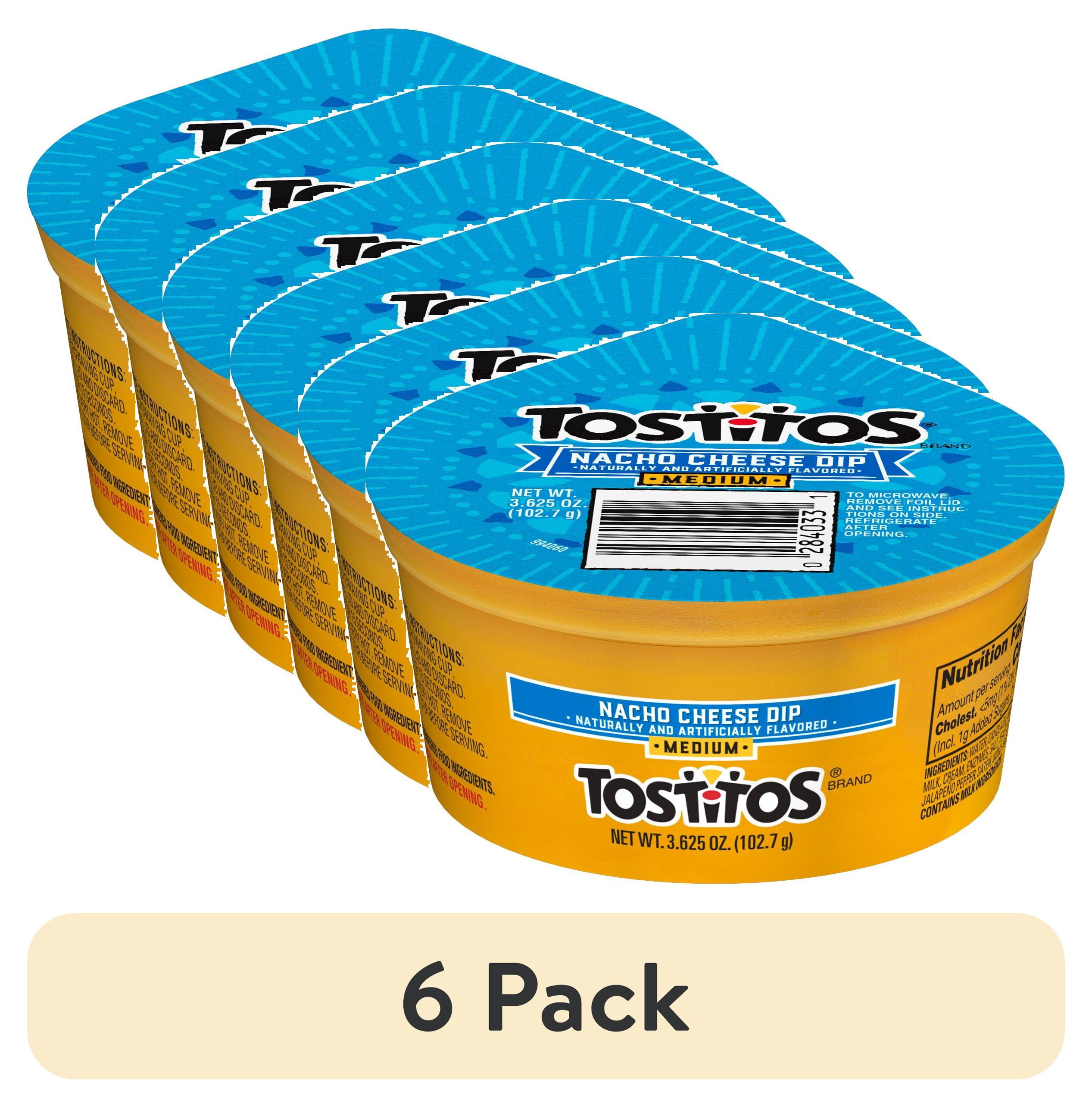 (6 pack) Tostitos Medium Nacho Cheese Flavored Cheese Dip & Spread ...