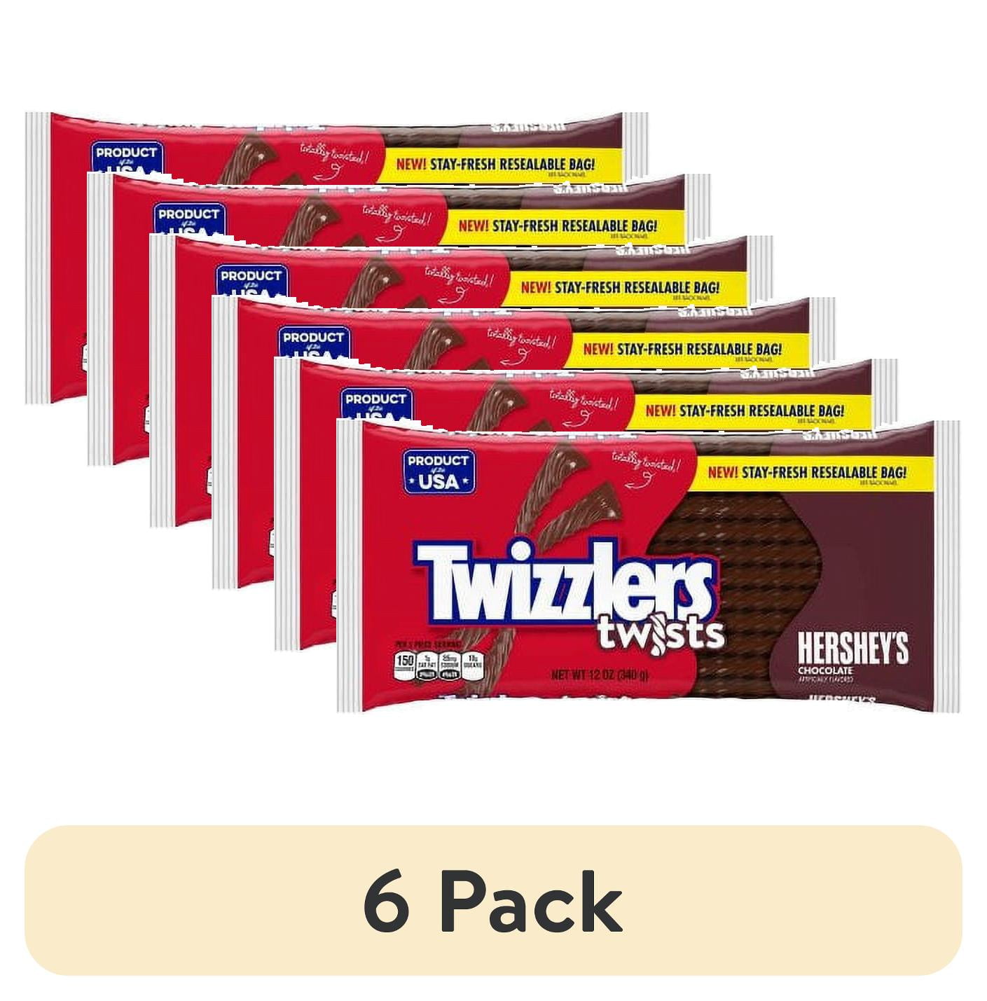 Twizzlers Twists Hershey's Chocolate Licorice Candy - Soft and
