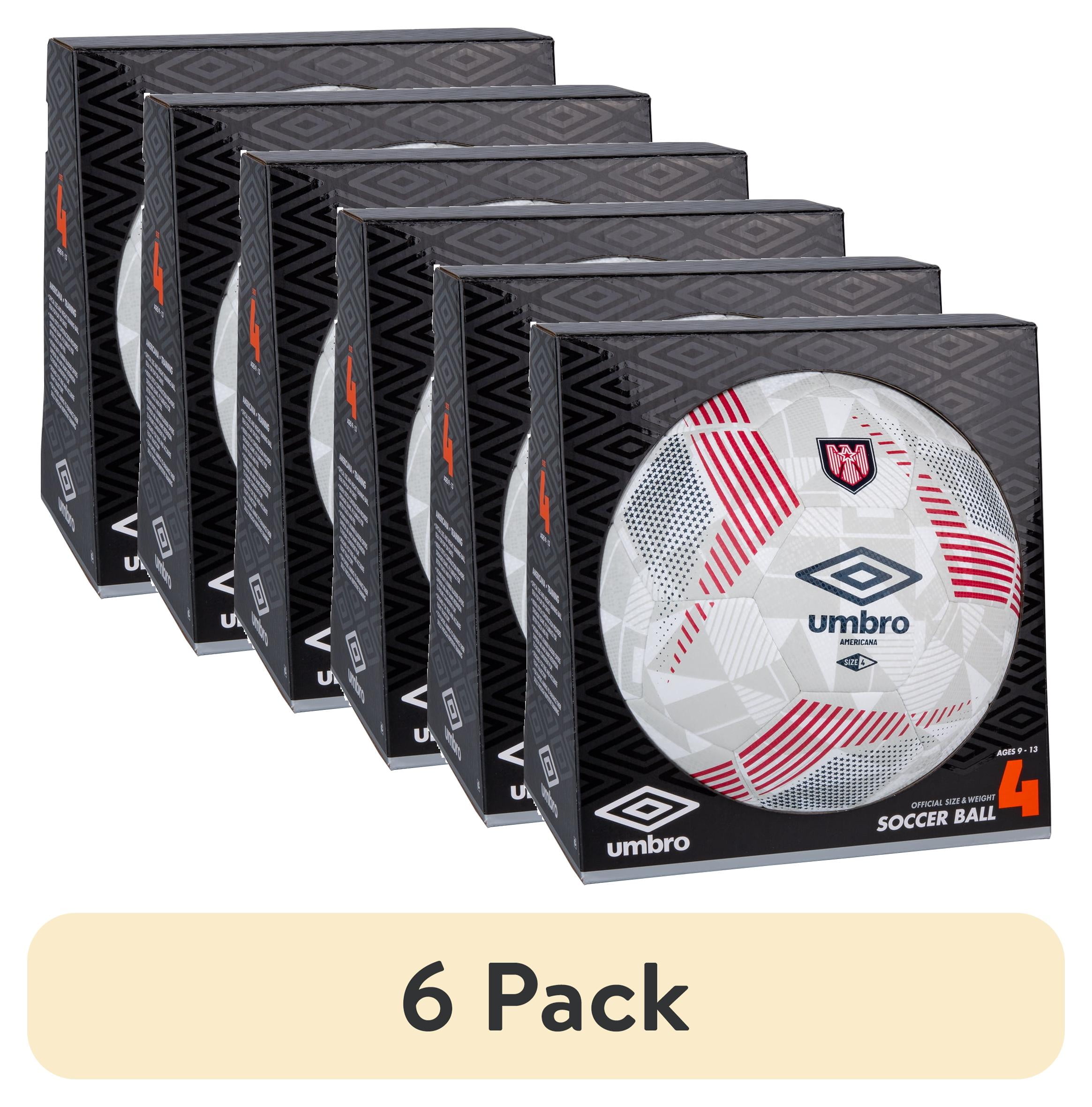(6 pack) Umbro Americana Size 4 Soccer Ball - Walmart.com