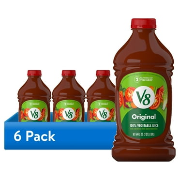 V8 Original 100% Vegetable Juice, 64 fl oz Bottle - Healthy Drink ...