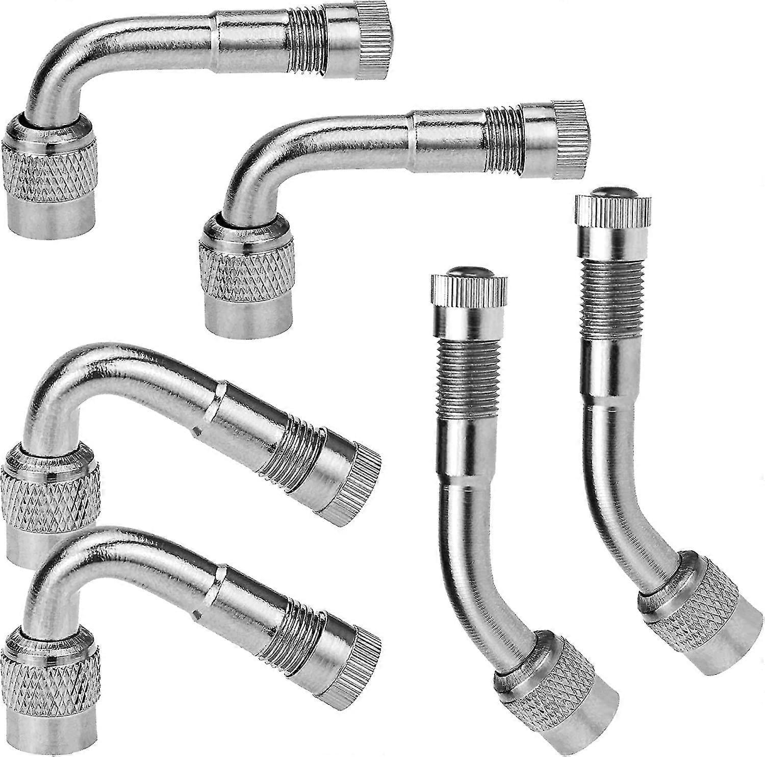 6-pack Valve Stem Extenders, 45 Degree 90 Degree 135 Degree Tire Valve ...