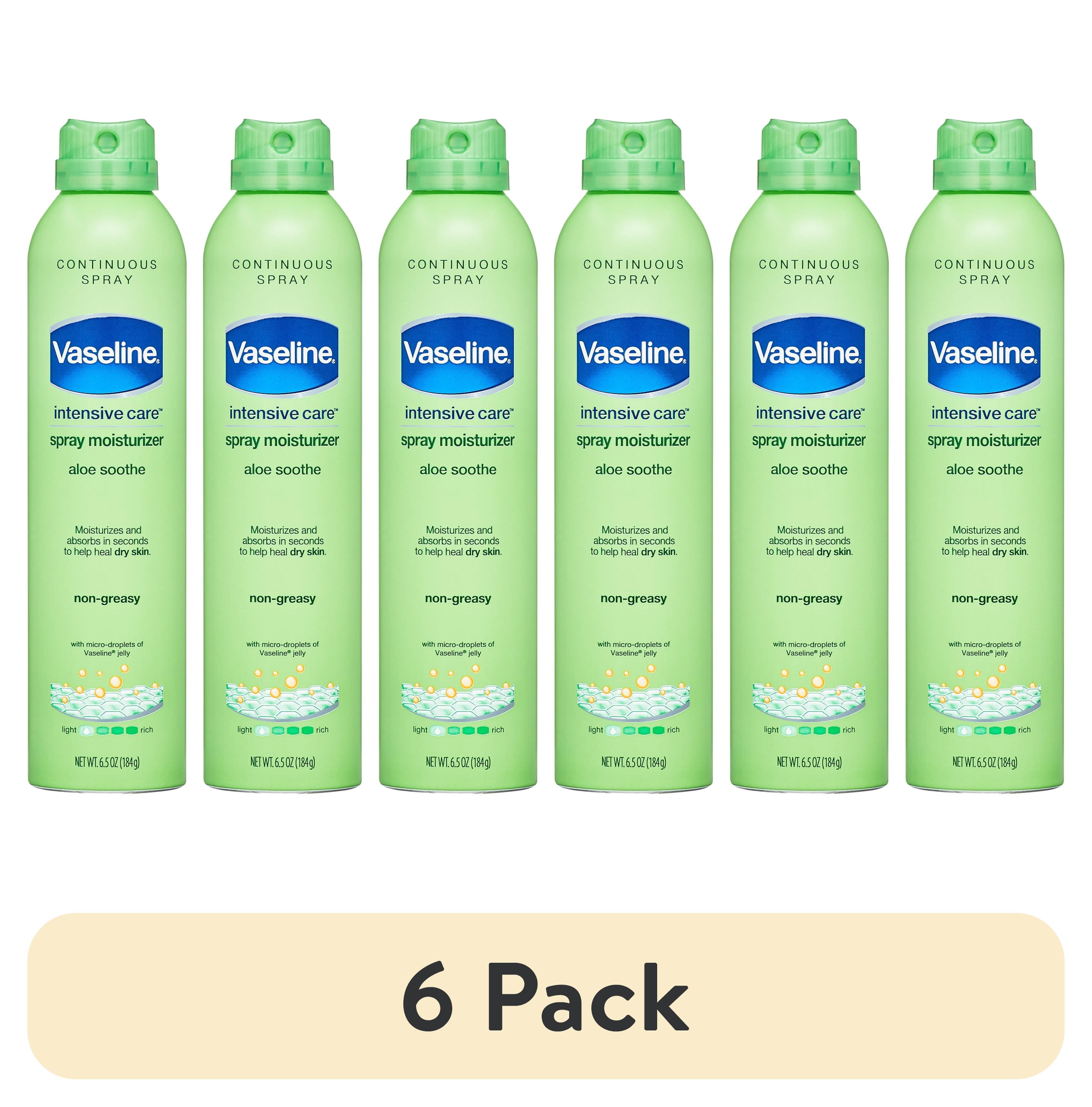 (6 pack) Vaseline Intensive Care Spray Lotion Aloe Soothe 6.5 oz ...
