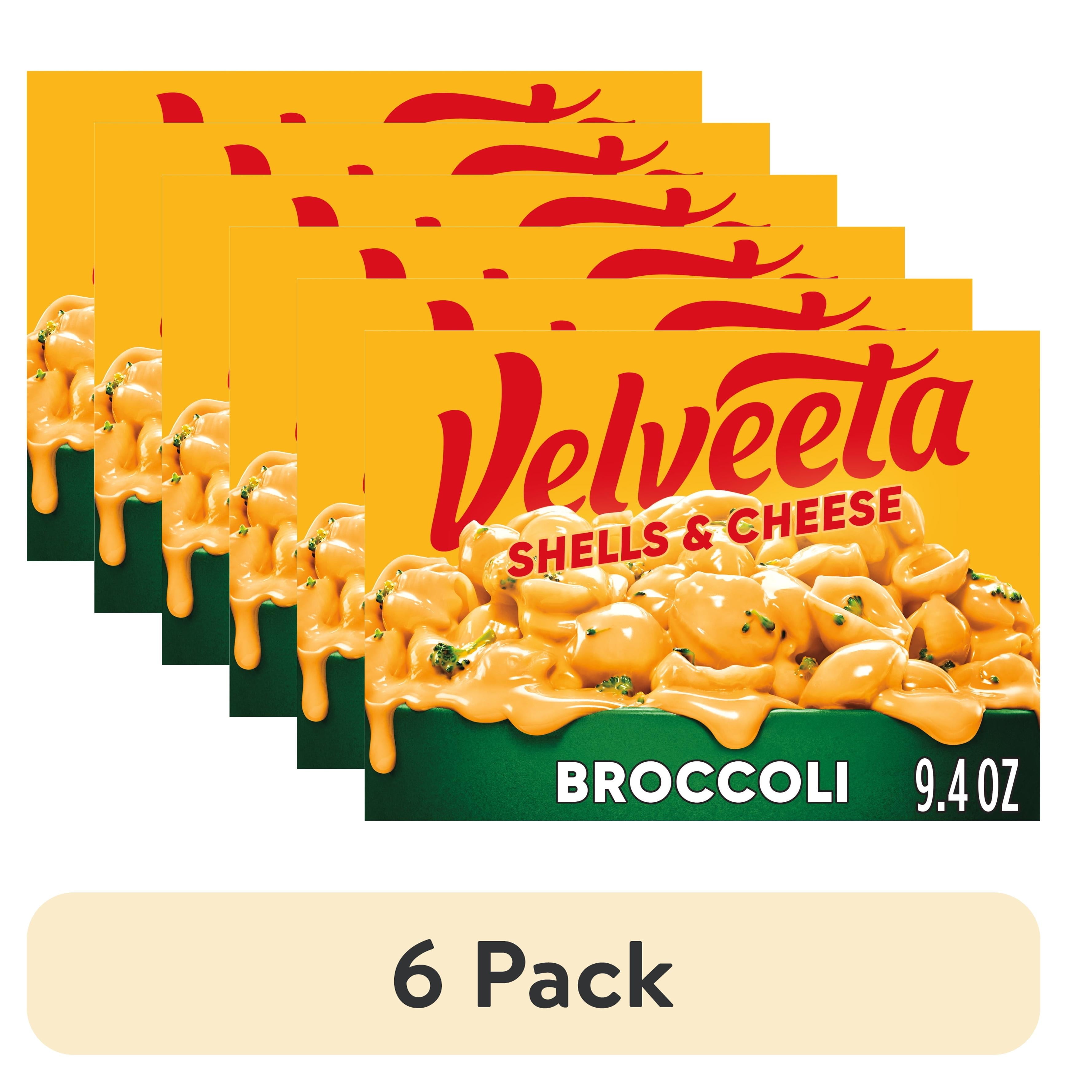 (6 pack) Velveeta Shells and Cheese Broccoli Macaroni and Cheese Dinner ...