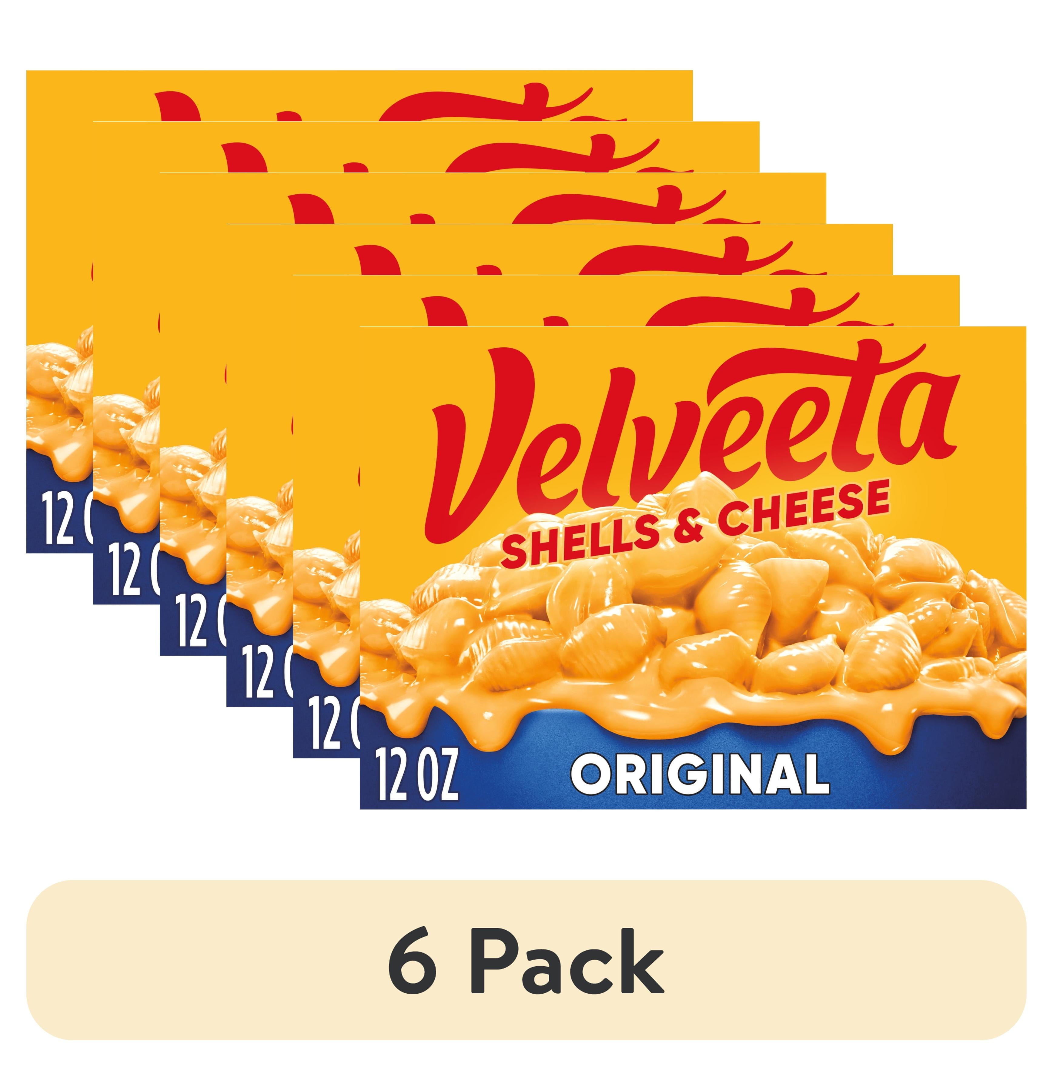 (6 pack) Velveeta Shells and Cheese Original Mac N Cheese Dinner, 12 oz ...