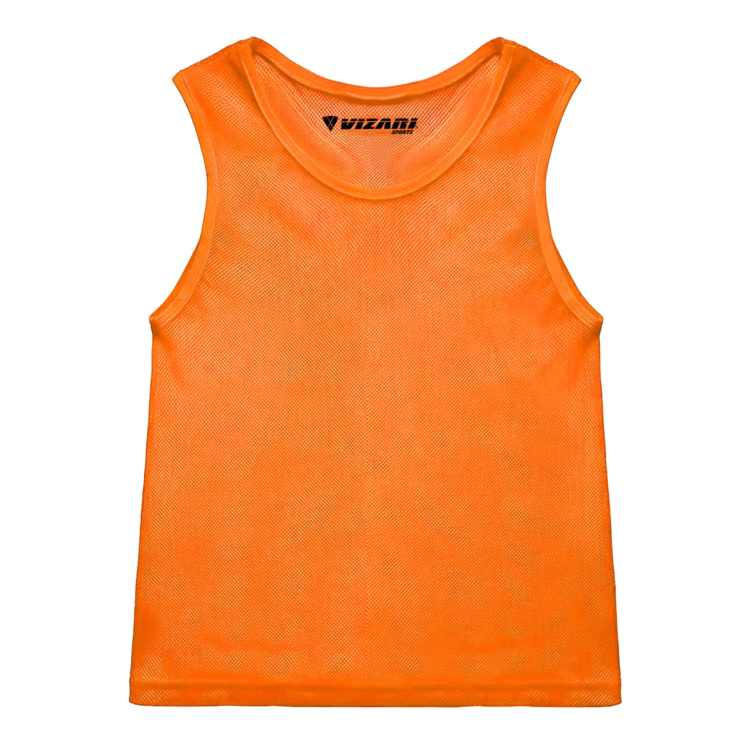 (6 pack) Vizari Mesh Sports Pinnies- Youth Scrimmage Vests for Soccer ...