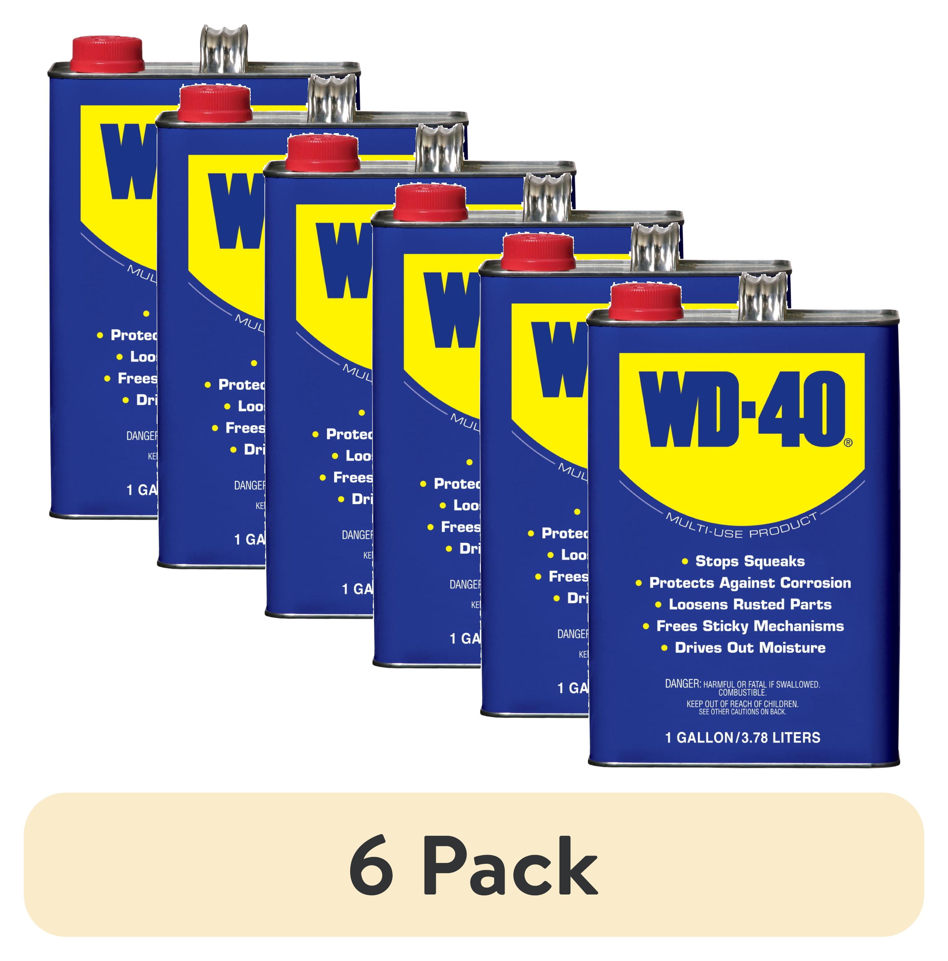(6 pack) WD-40 Multi-Use Product Lubricant Bulk 1 Gallon - Walmart.com
