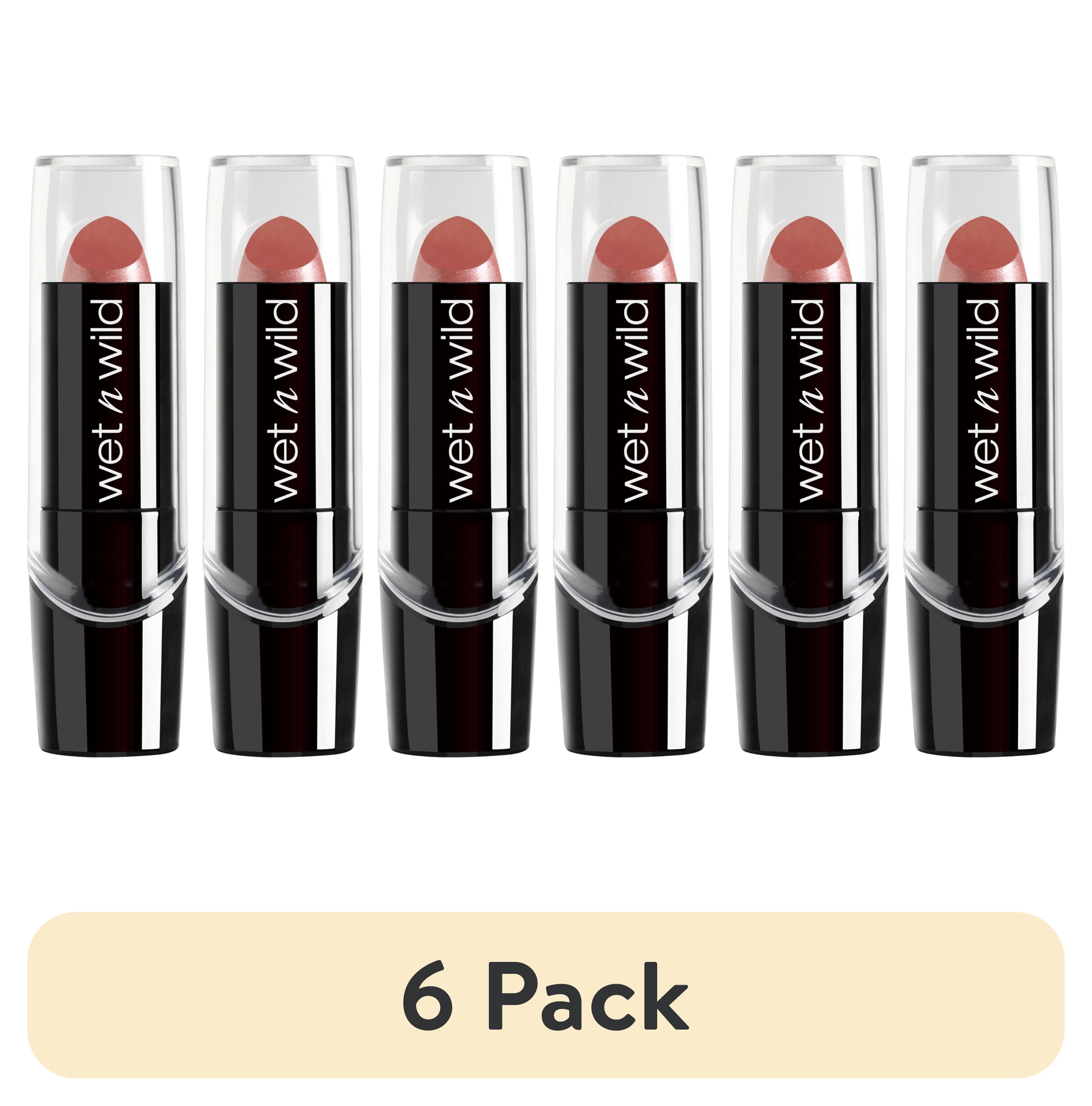 (6 pack) Wet n Wild Silk Finish Lipstick - Dark Pink Frost - Walmart.com