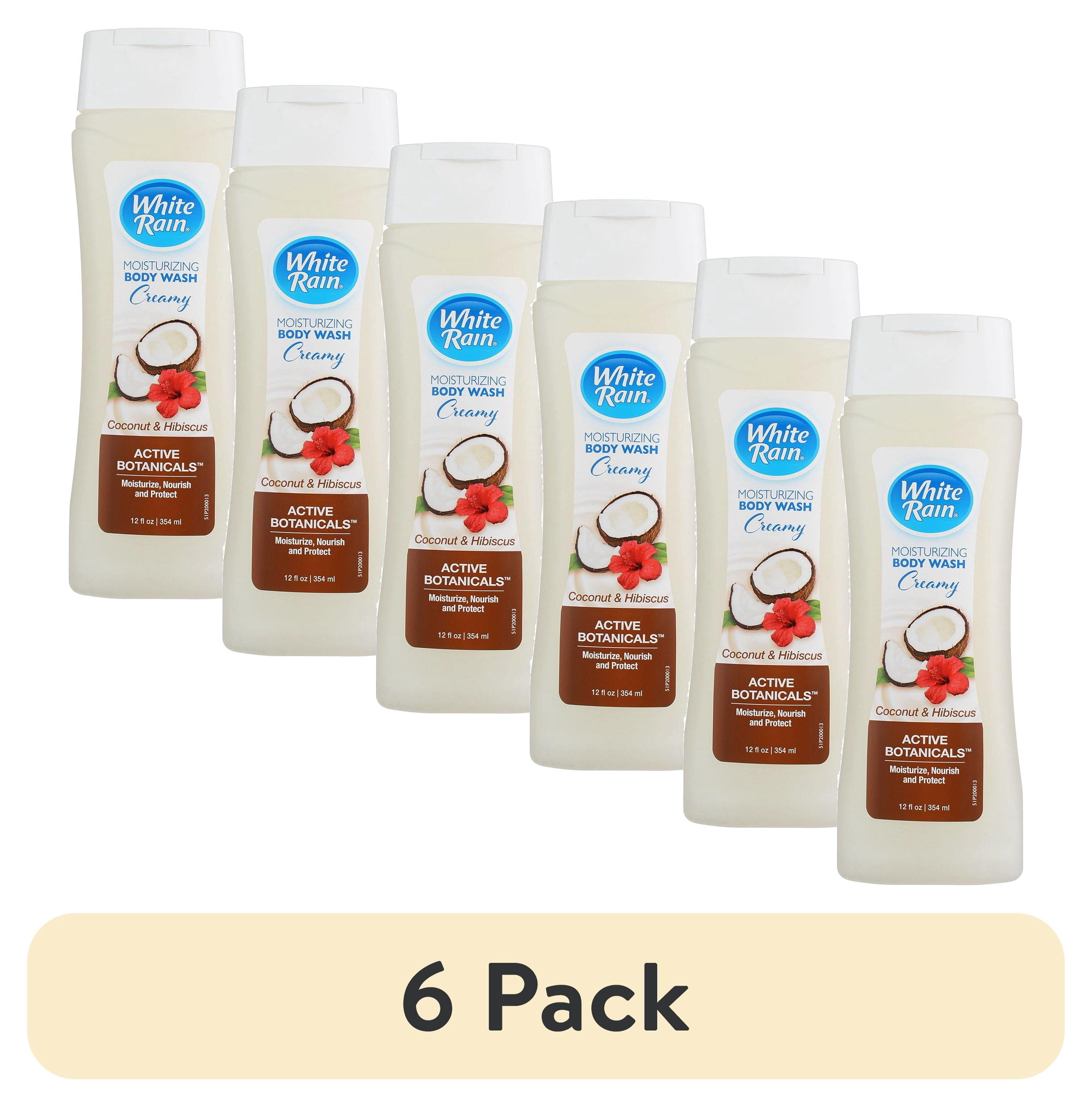 (6 pack) White Rain Creamy Moisturizing Body Wash, Coconut & Hibiscus ...