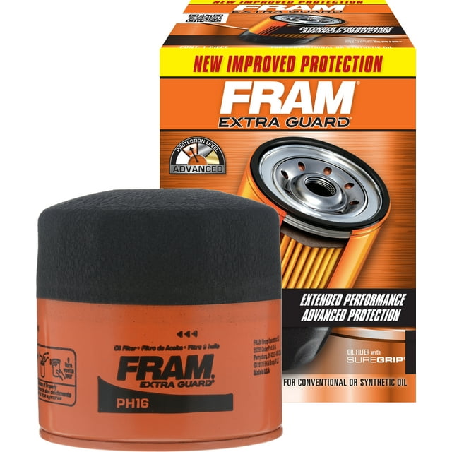 (6 pack case) Fram extra guard oil filter, ph16 - Walmart.com
