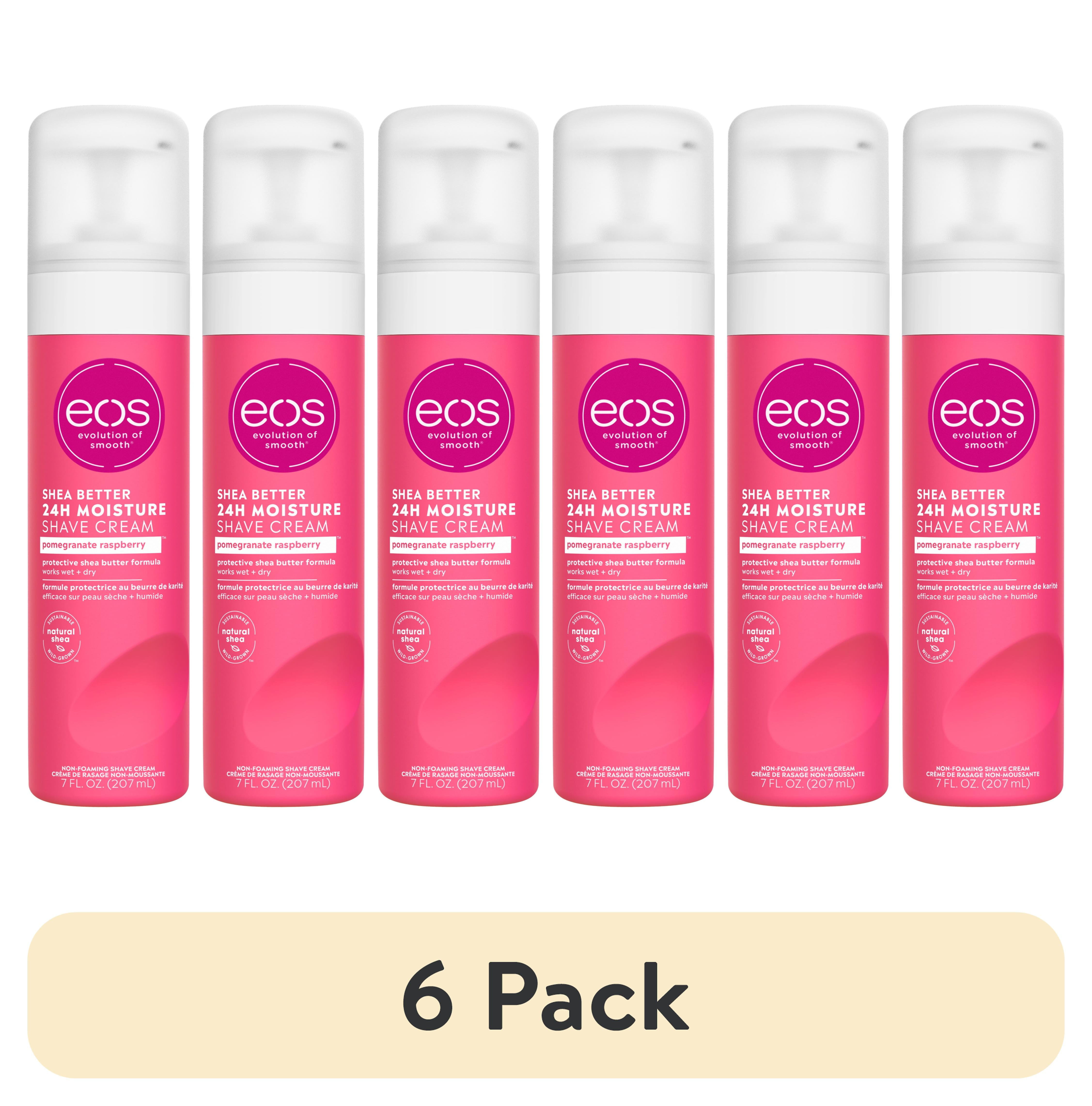 (6 pack) eos Shea Better Women's Shave Cream - Pomegranate Raspberry ...