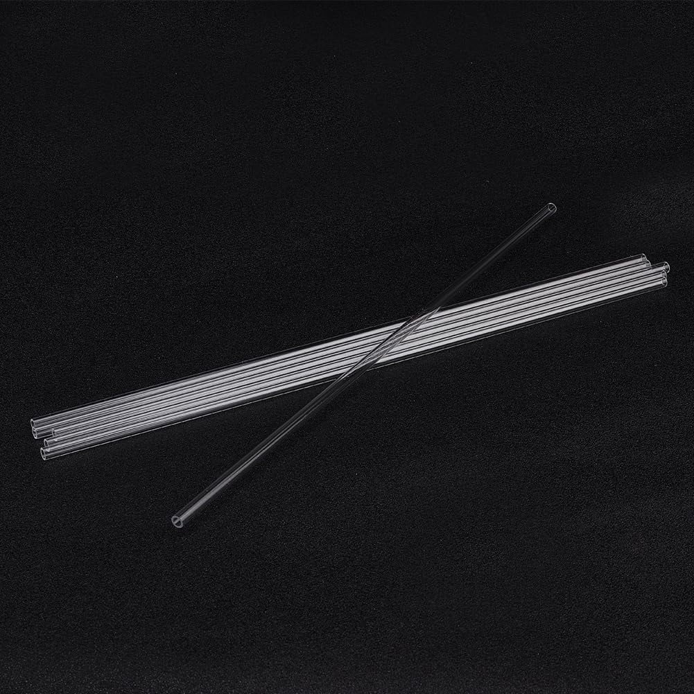 6 pc 6pcs 13.8inch Acrylic Pipe Rigid Tubing 0.4inch OD 0.22inch ID ...