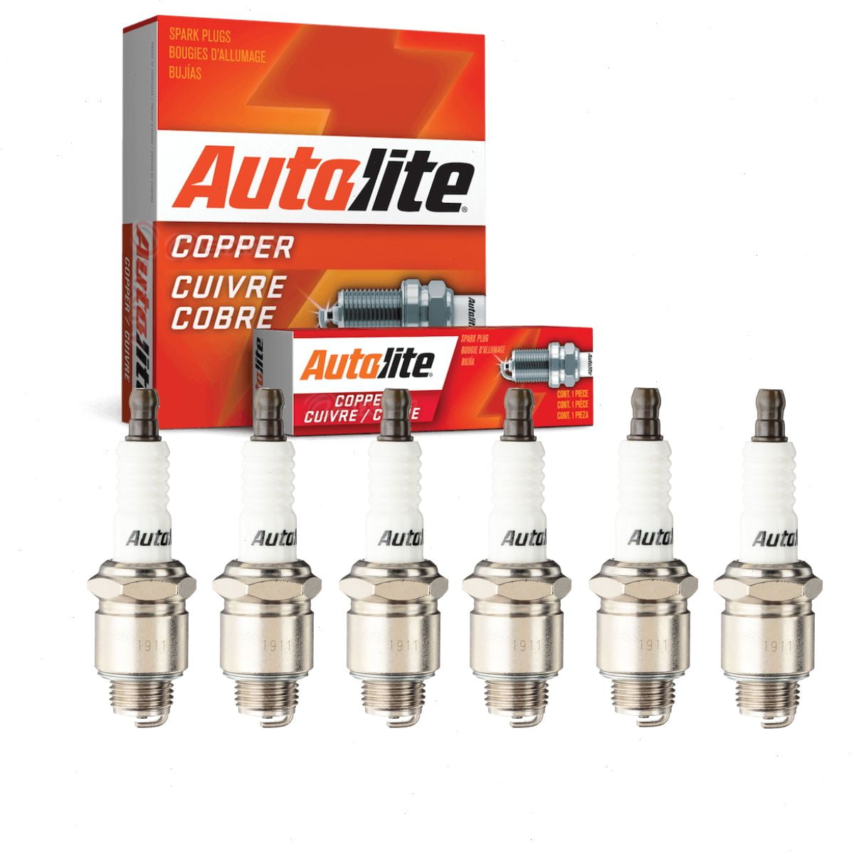 6 pc Autolite 295 Copper Core Spark Plugs for 3210 45 6008 841 A7 ...