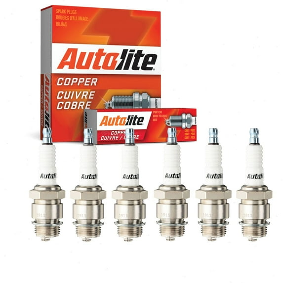 6 pc Autolite 388 Copper Core Spark Plugs for 523 5613843 BT10 C88 H10B ...