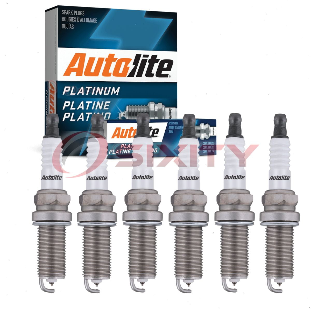 Autolite AP5325 Platinum Spark Plugs 6 pc Set for TOYOTA RAV4 2006-2018 ...