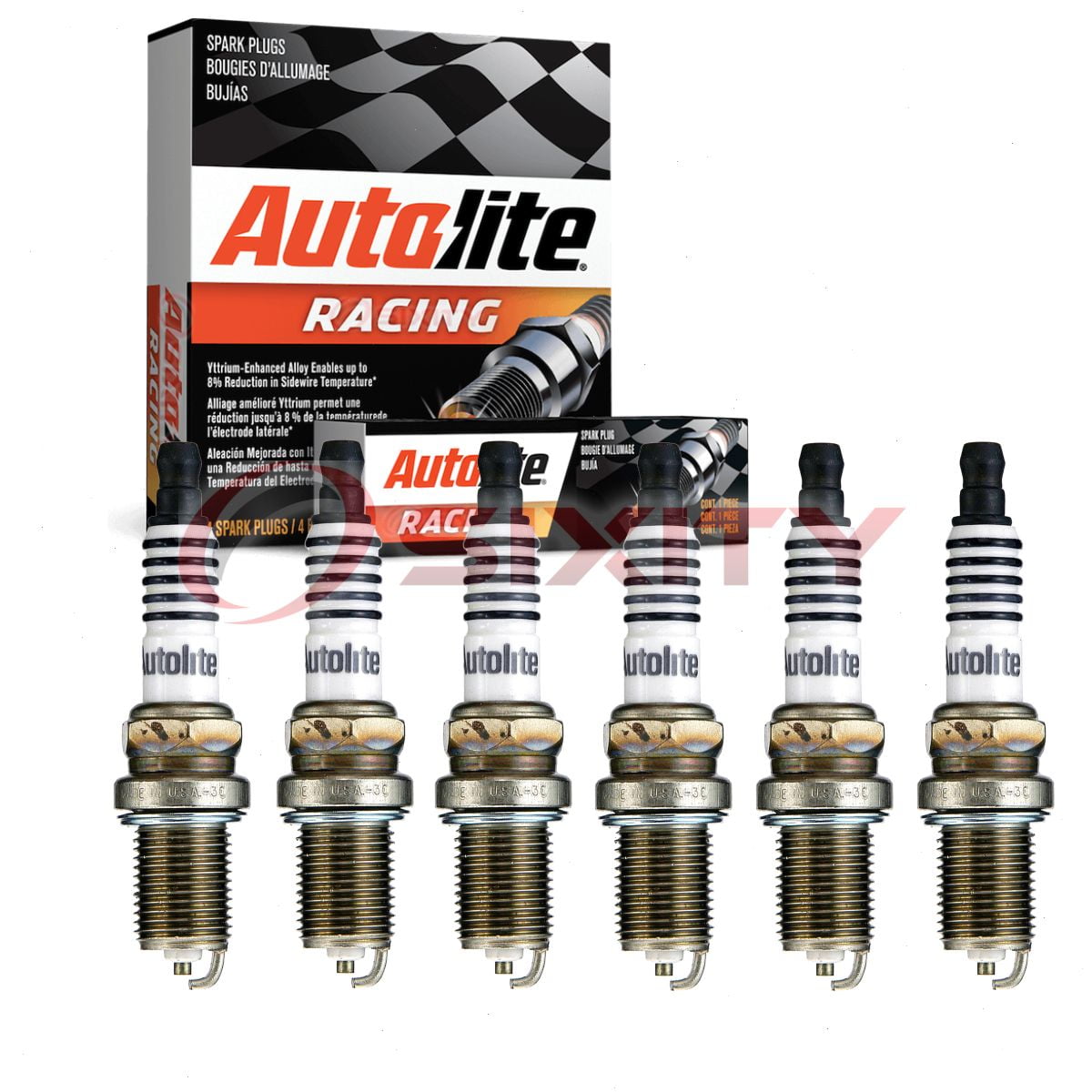 6 pc Autolite AR3911 Racing Spark Plugs for 7173 794 AGP902C Ignition ...