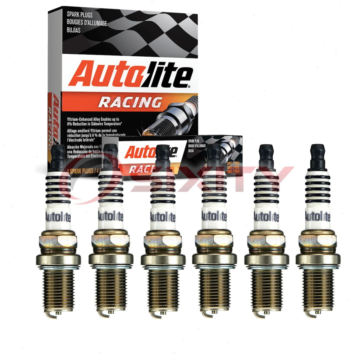 6 pc Autolite AR3933 Racing Spark Plugs for 295 41R05 5238 AGP701C ...