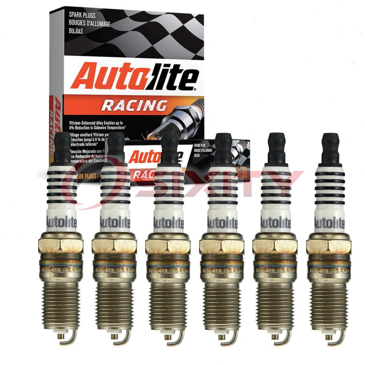 6 pc Autolite AR93 Racing Spark Plugs for 41R03 4459 685 7891 Ignition ...