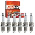 Autolite Copper Core Spark Plug - 6pc, Compatible with 1999-2010 Honda Odyssey 3.5L V6, High ...