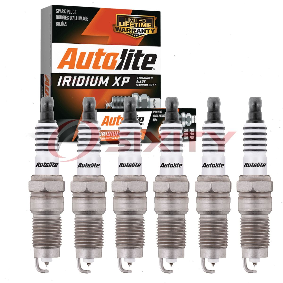 6 pc Autolite Iridium XP XP5144 Spark Plugs for Ignition Wire Secondary ...