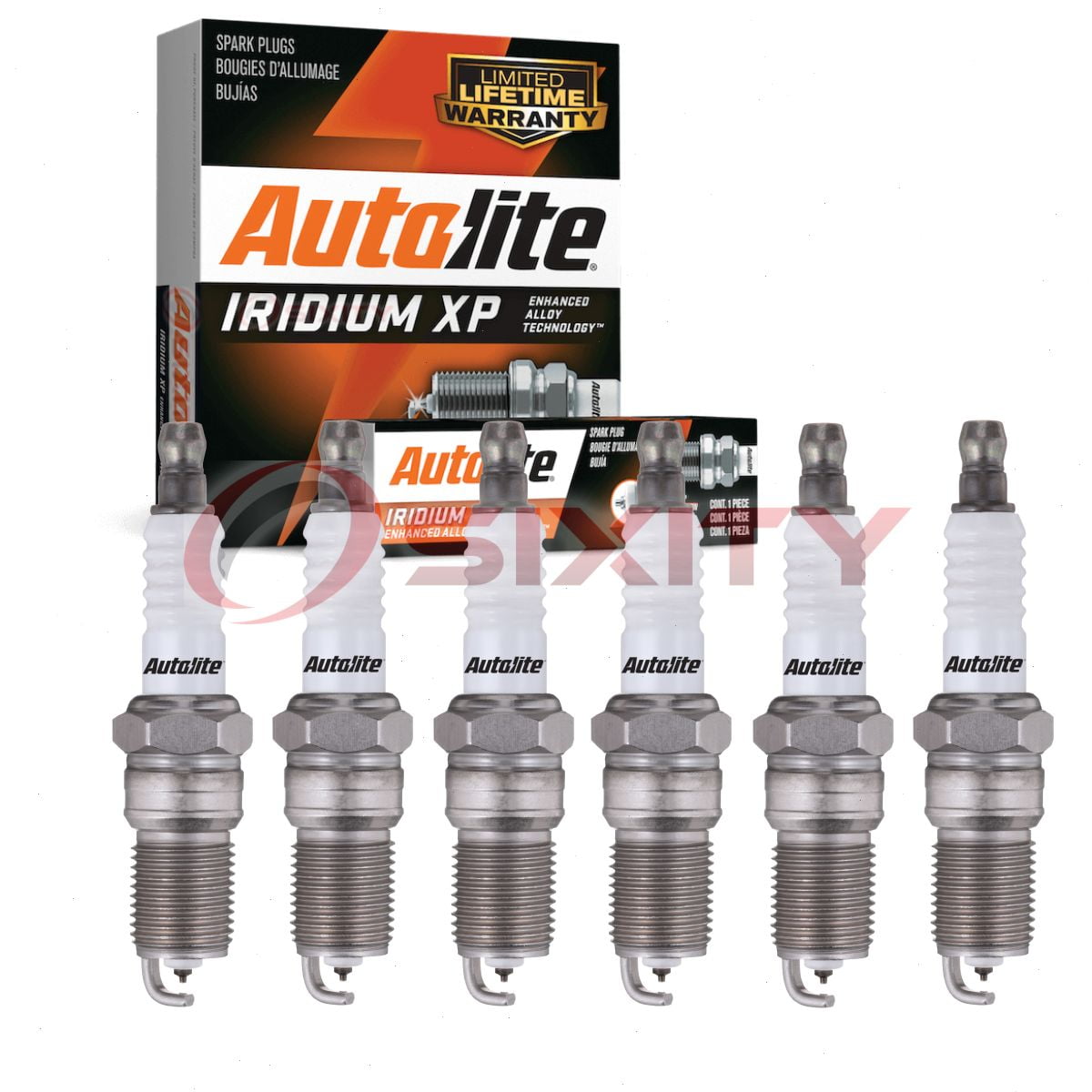 6 pc Autolite Iridium XP XP5245 Spark Plugs for Ignition Wire Secondary ...