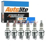 Autolite XS4092 Xtreme Sport Spark Plugs, 6 pc, Ignition Upgrade, Fuel ...