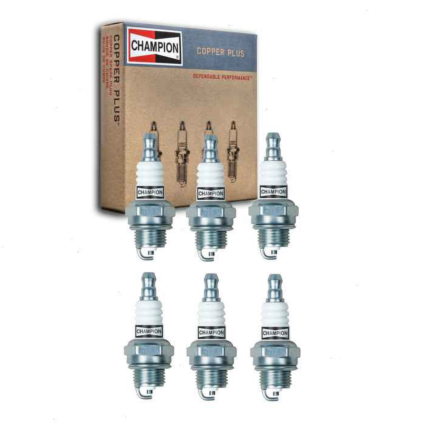 6 pc Champion 863 Copper Plus Spark Plugs for 77-319-1 801254 BPMR4A ...